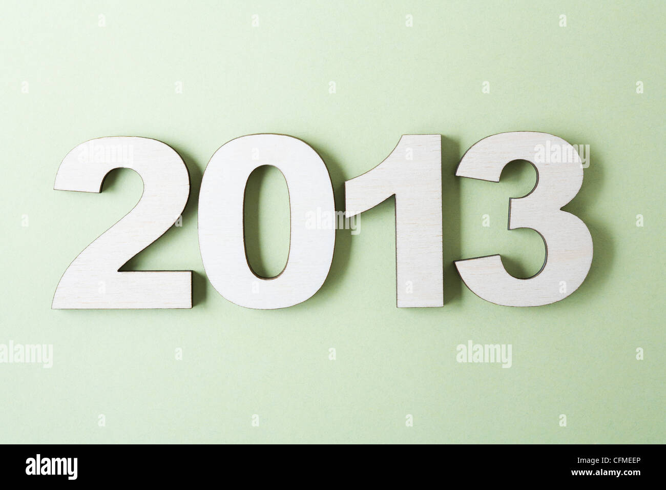 Numbers creating 2013 year, studio shot Stock Photo - Alamy