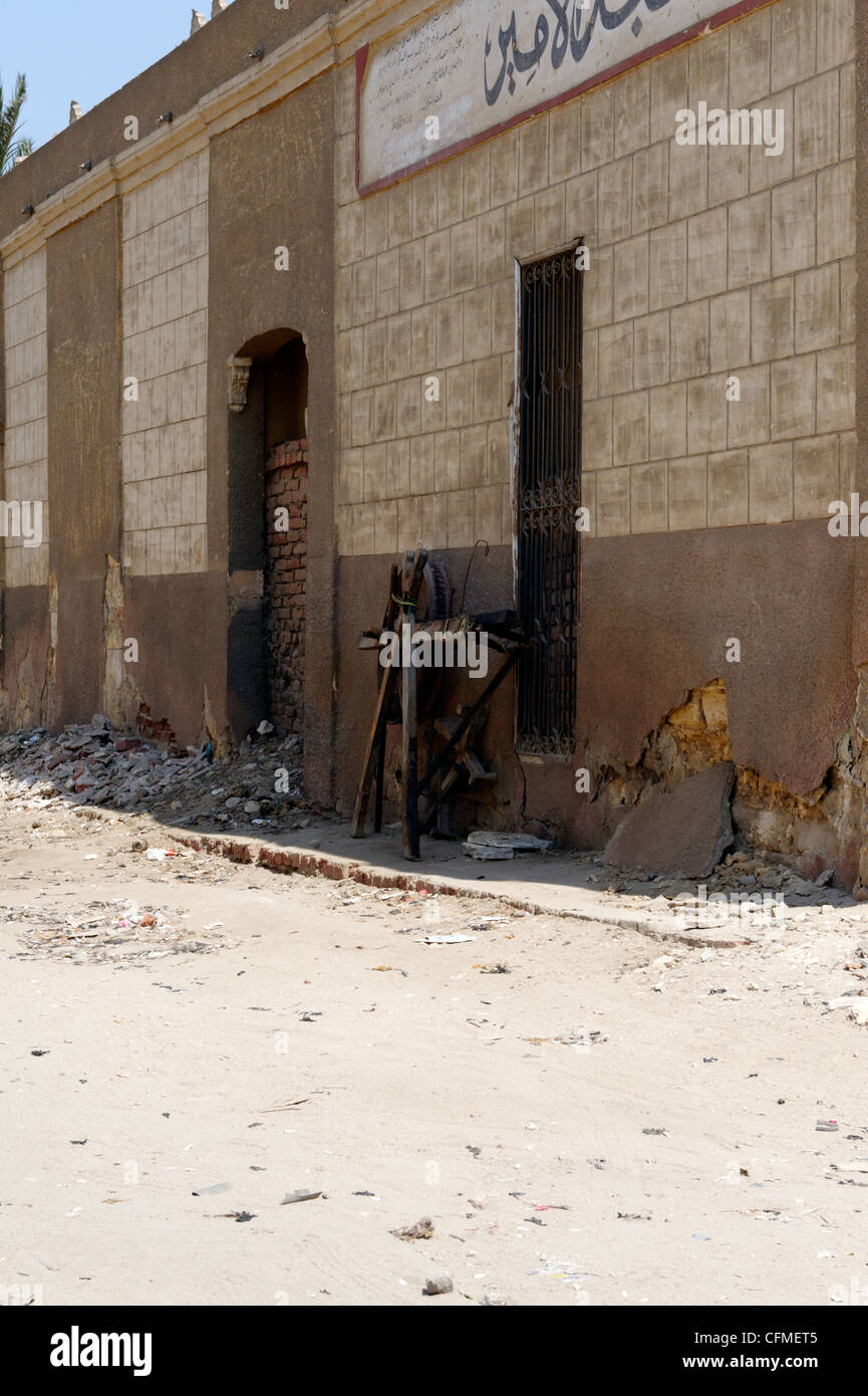Cairo. Egypt. dusty desolate scene in the city of the dead. The city of ...