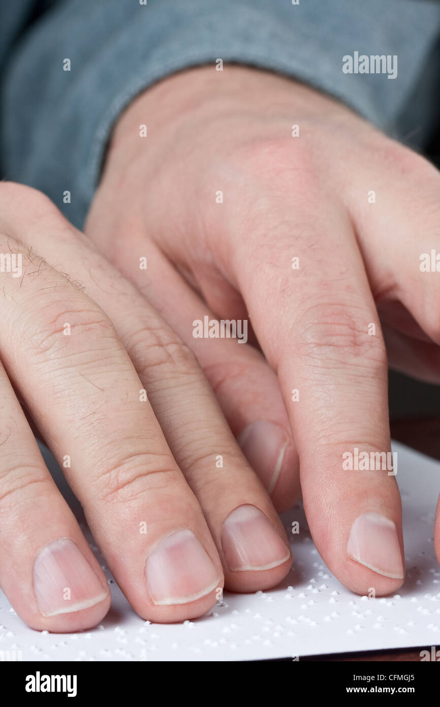 Reading words see me finger hi-res stock photography and images - Alamy