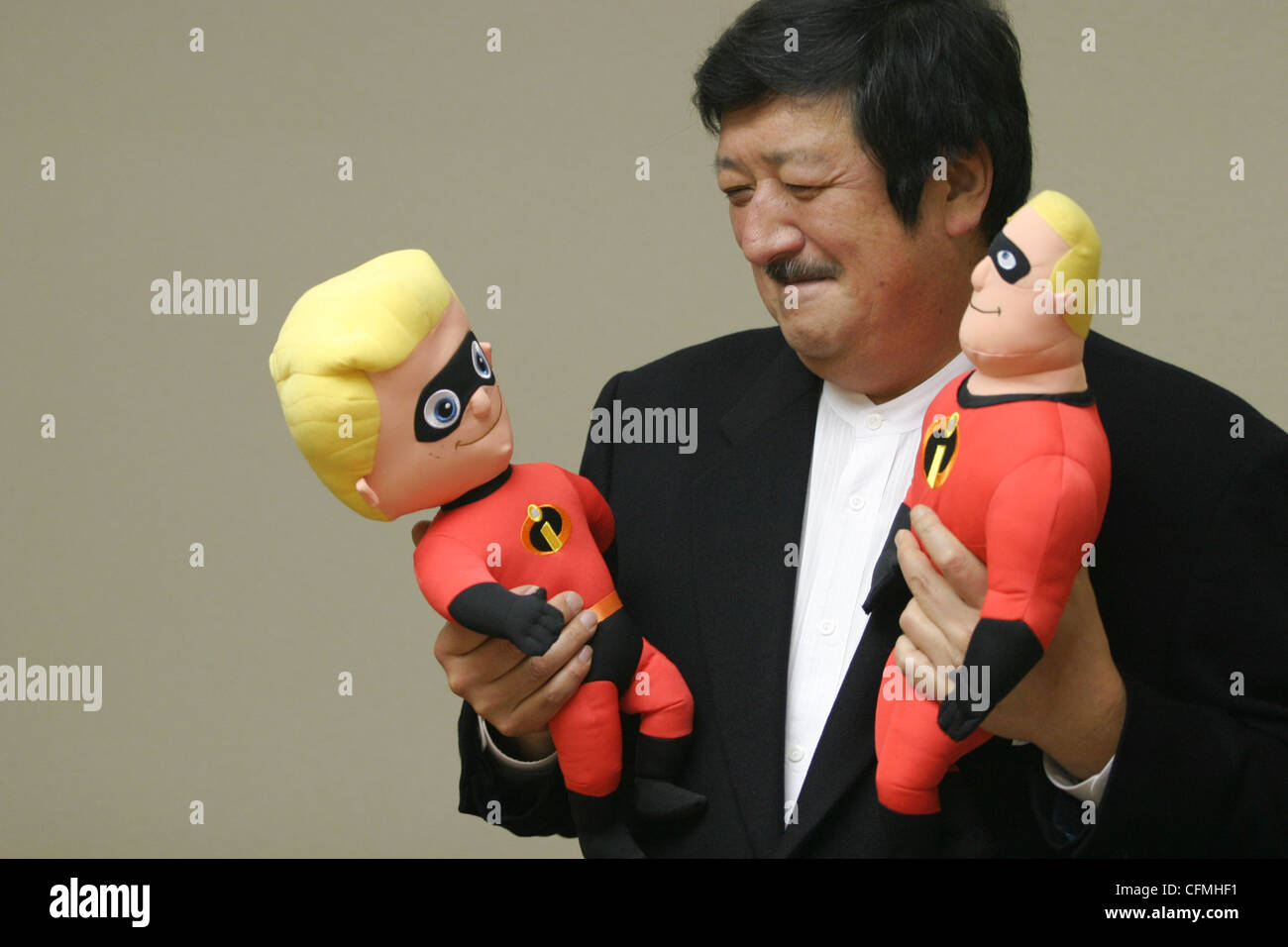 Kantaro Tomiyama, President and CEO, of 'TOMY Company Ltd., a Japanese ...