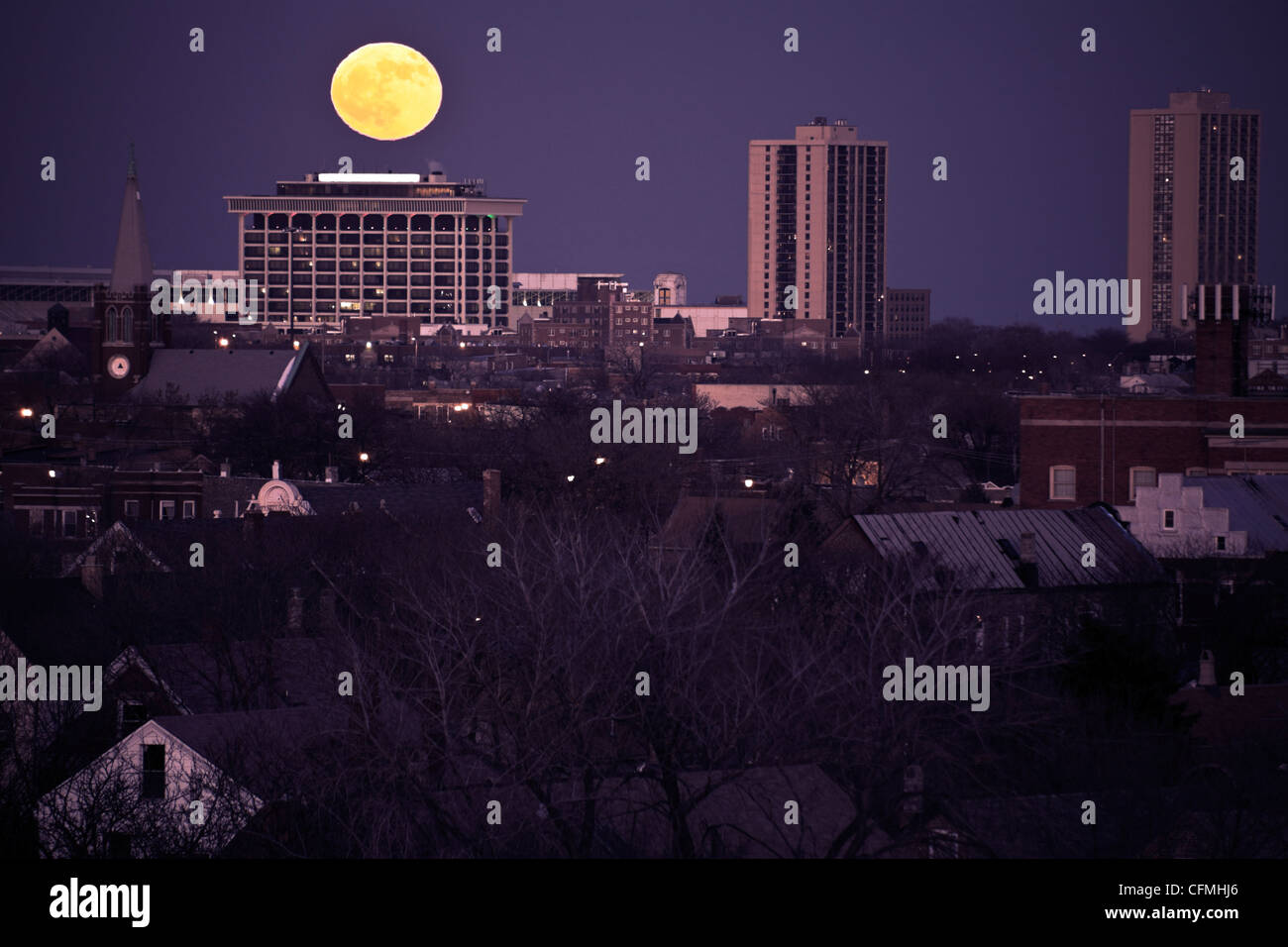 Chicago south side skyline hi-res stock photography and images - Alamy