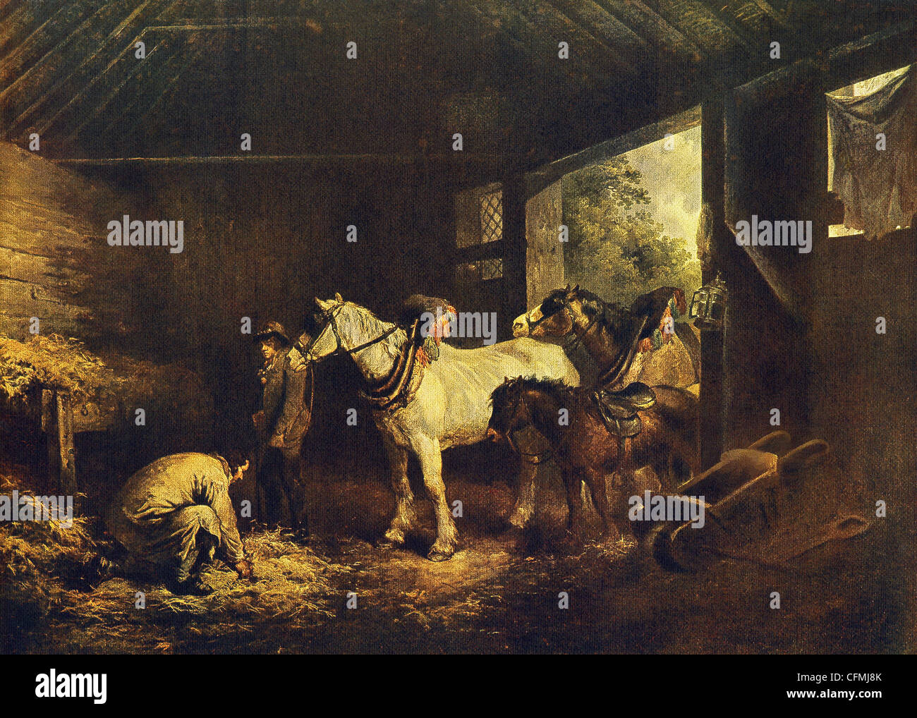 Horses inside a stable hi-res stock photography and images - Alamy