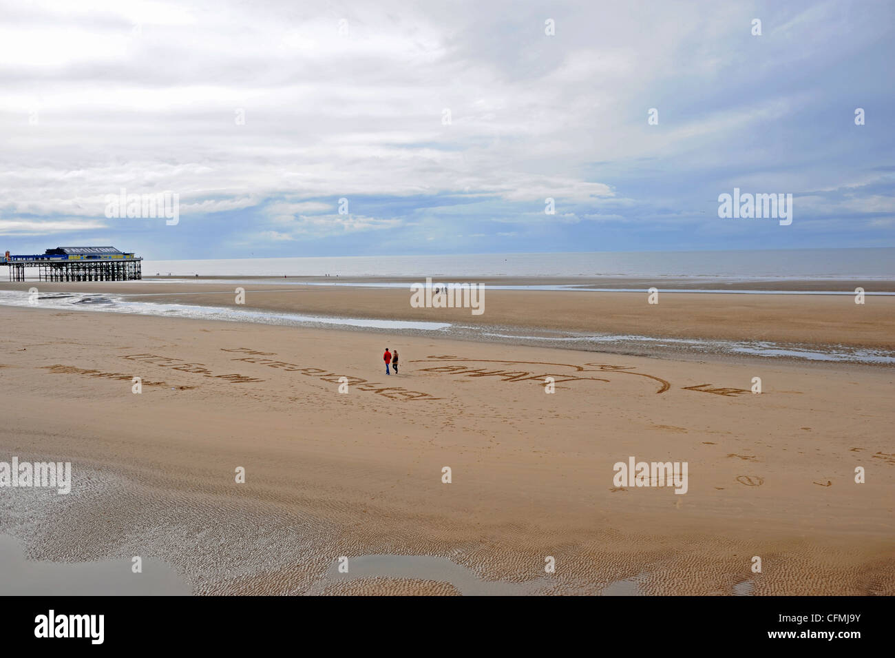 Blackpool beaches hi-res stock photography and images - Alamy