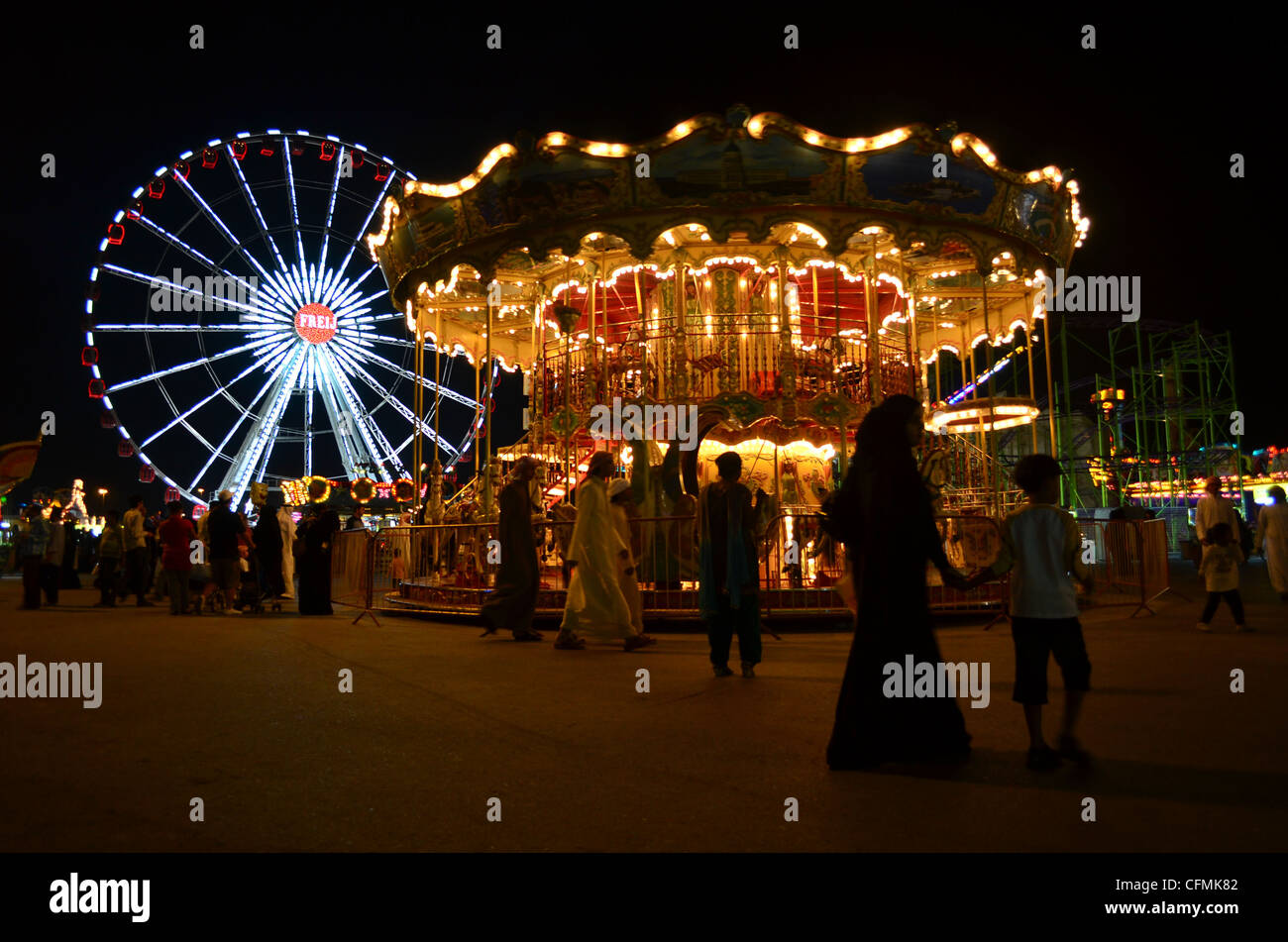 Fun at Global Village, Dubai United Arab Emirates Stock Photo - Alamy