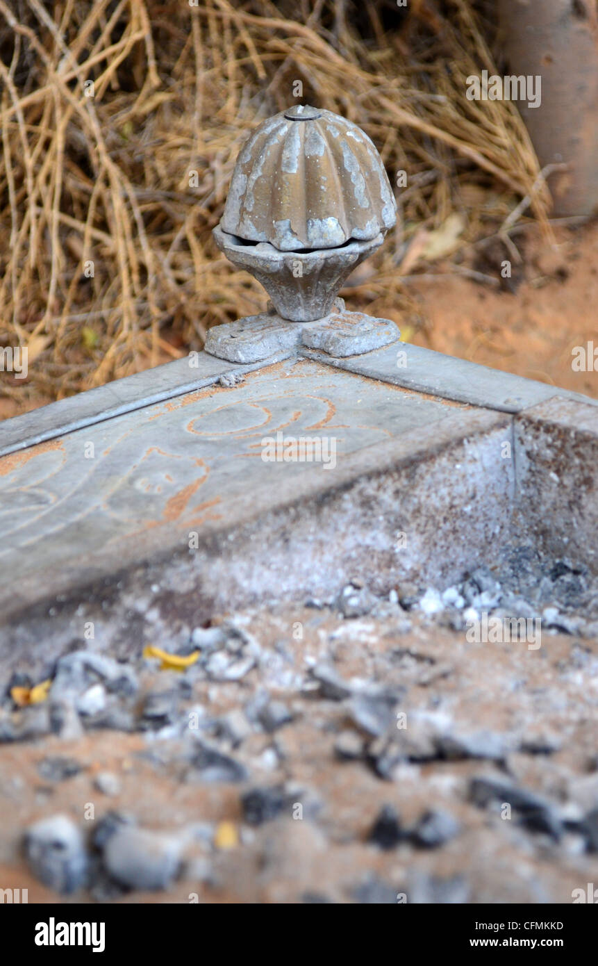 old Arabic ash tray Stock Photo - Alamy