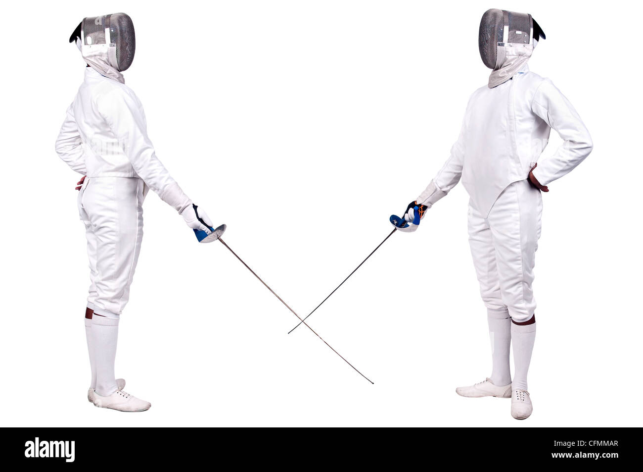 Distressed Fencing Mask