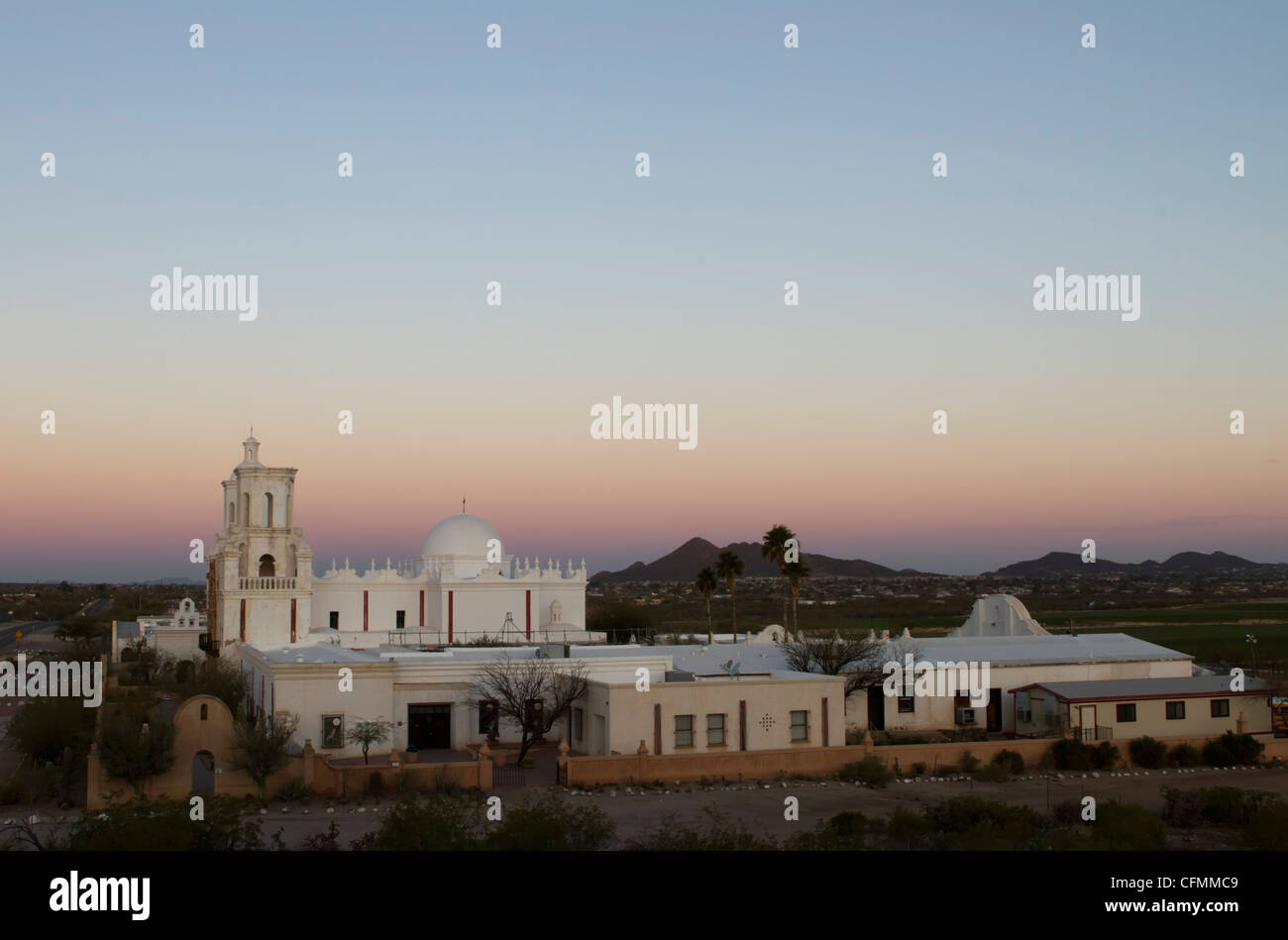 Mission San Xavier del Bac, a historic Spanish Catholic mission located ...