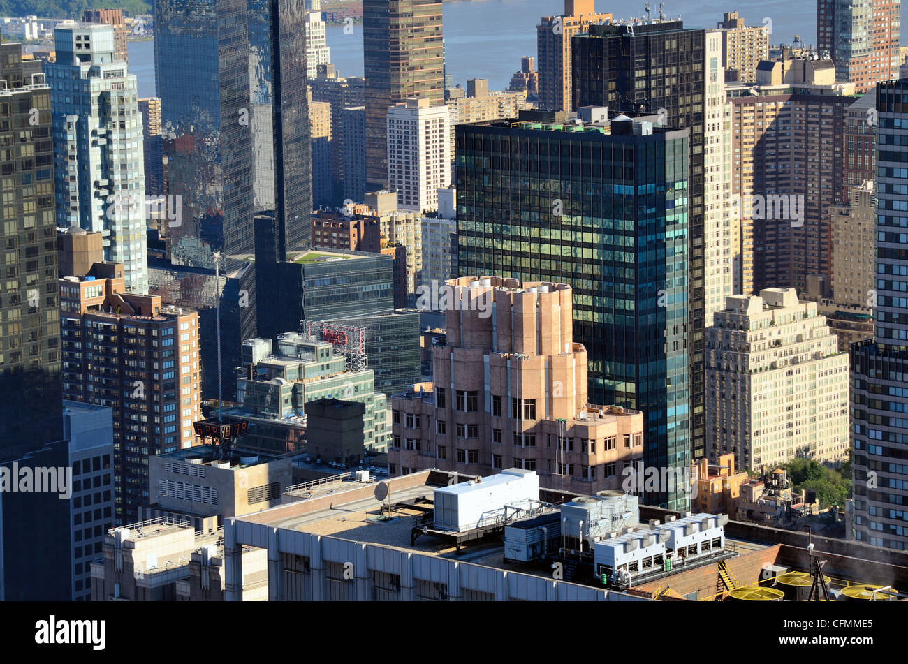 Landmark architecture in midtown Manhattan Stock Photo - Alamy
