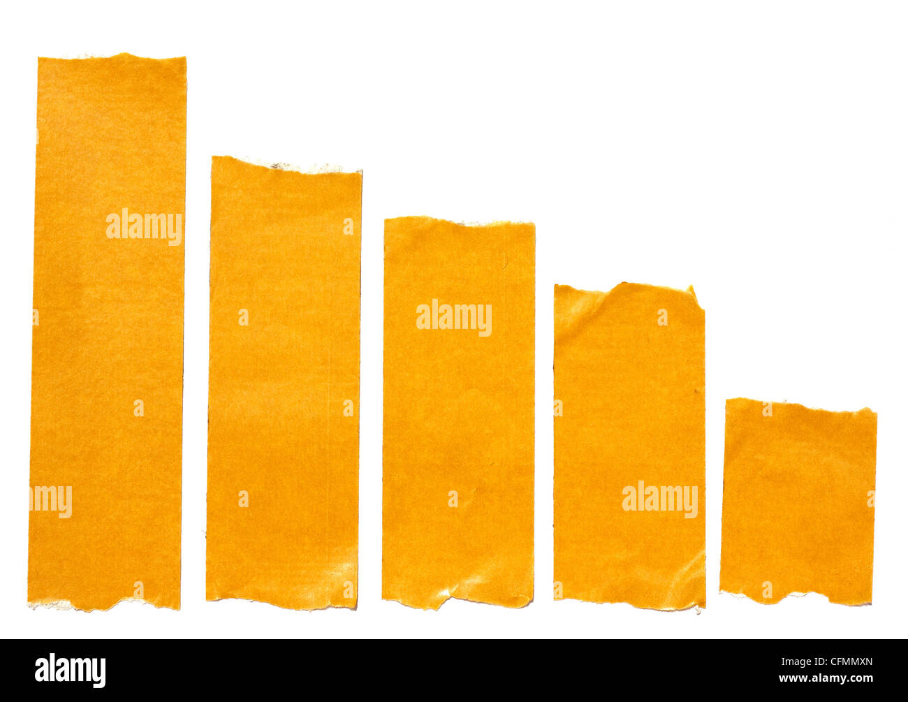 Collection of different scotch strips .Adhesive tape isolated on white ...