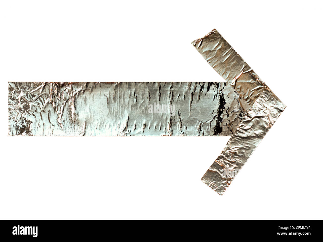 Duct tape arrow adhesive tape Cut Out Stock Images & Pictures - Alamy