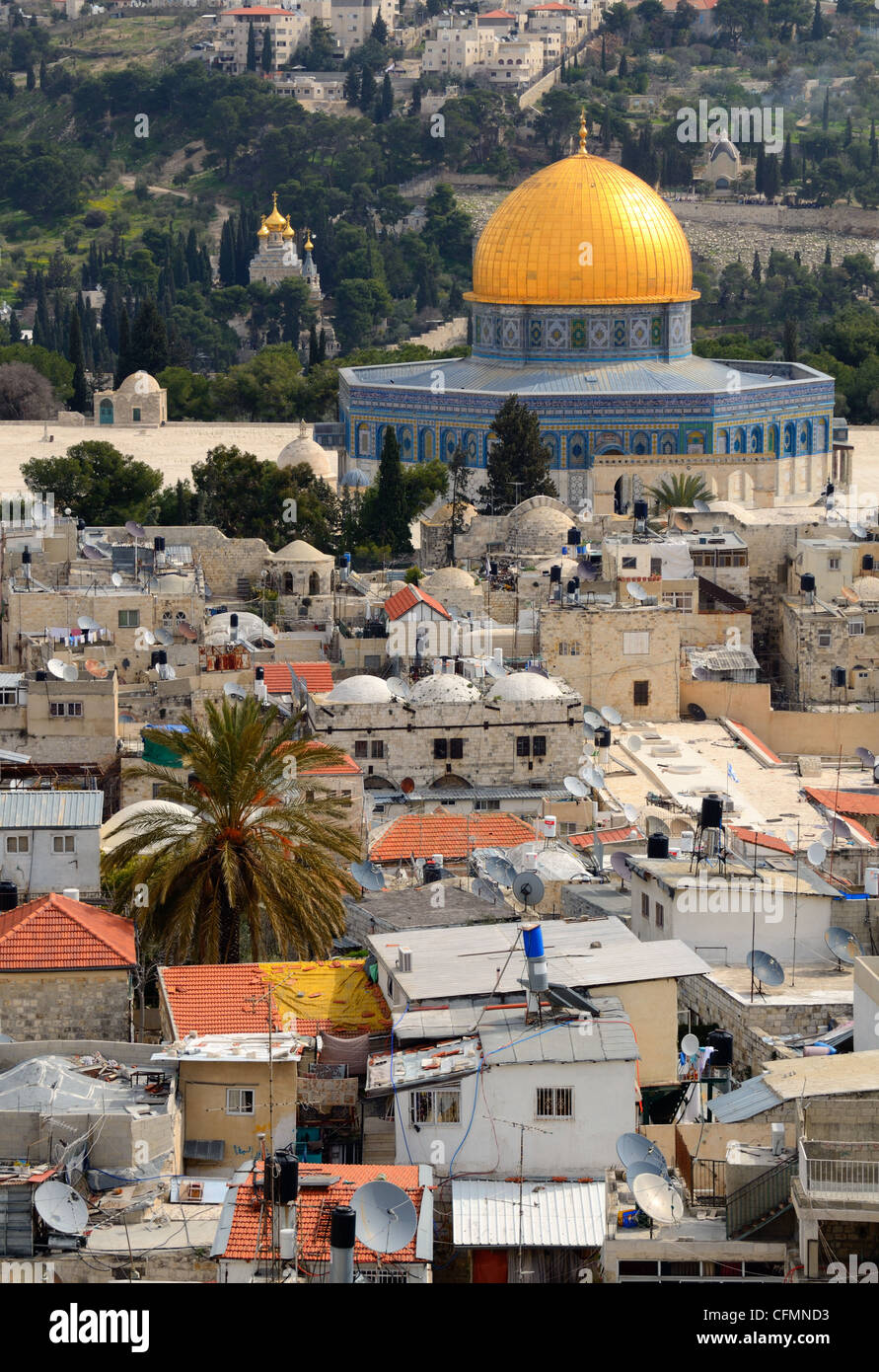 Temple mount jerusalem aerial view hi-res stock photography and images ...