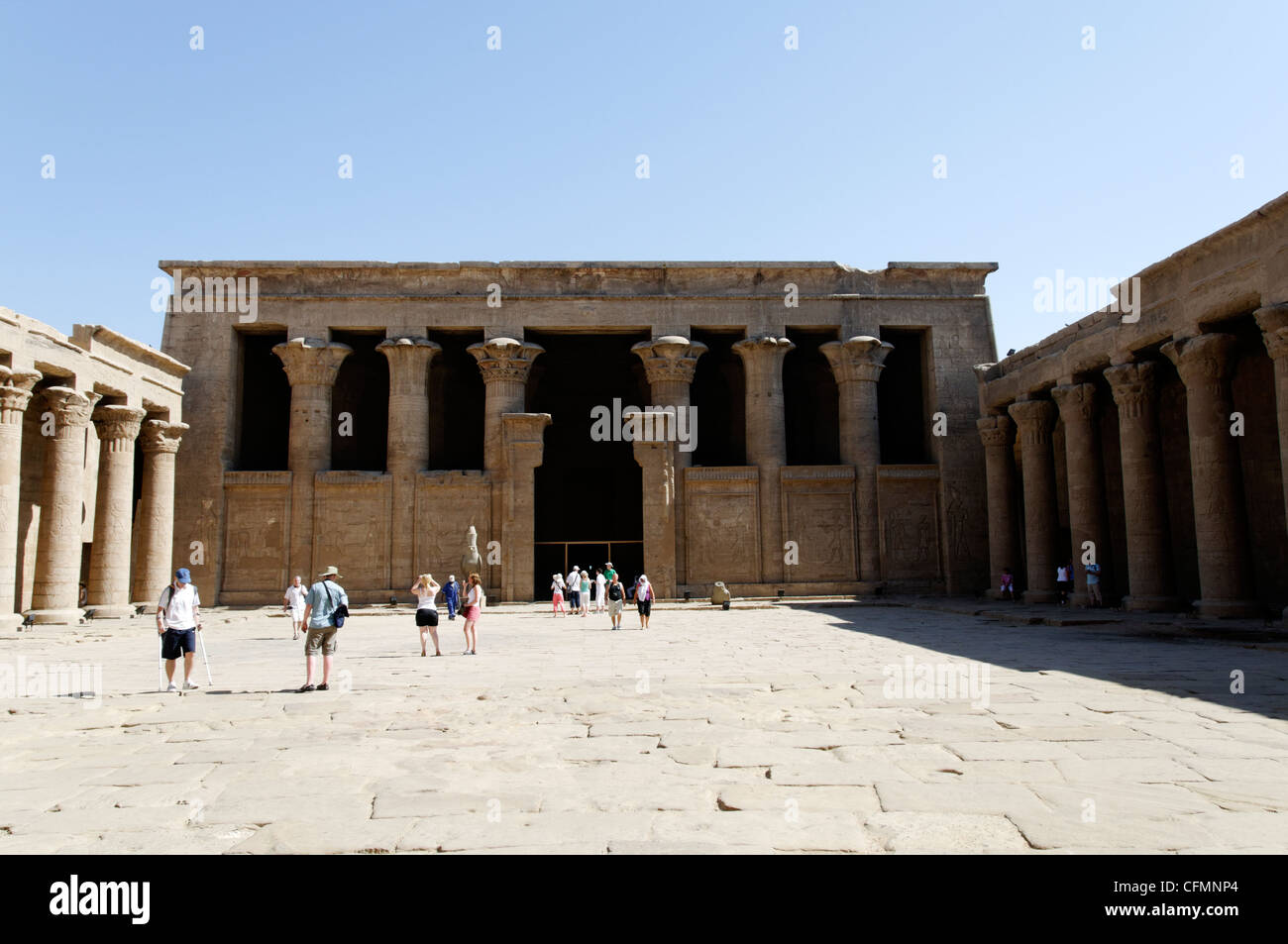 Hypostyle hall edfu temple edfu hi-res stock photography and images - Alamy