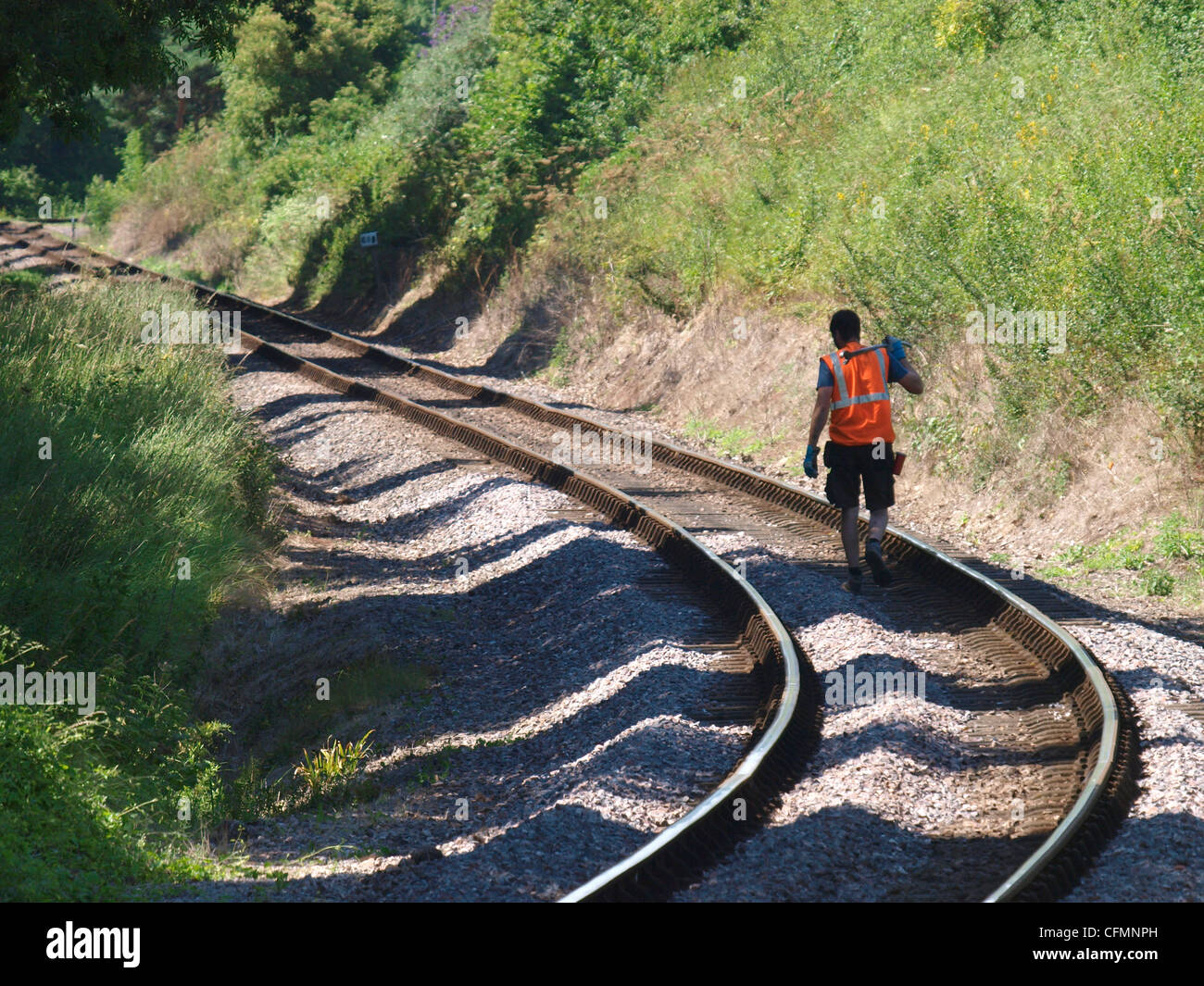Railway worker hi-res stock photography and images - Alamy