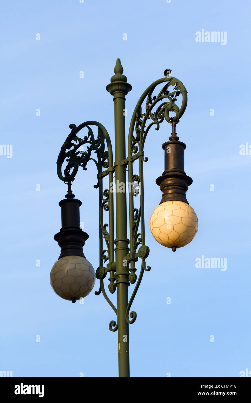 Street lighting in Old Town, Prague, Czech Republic Stock Photo - Alamy