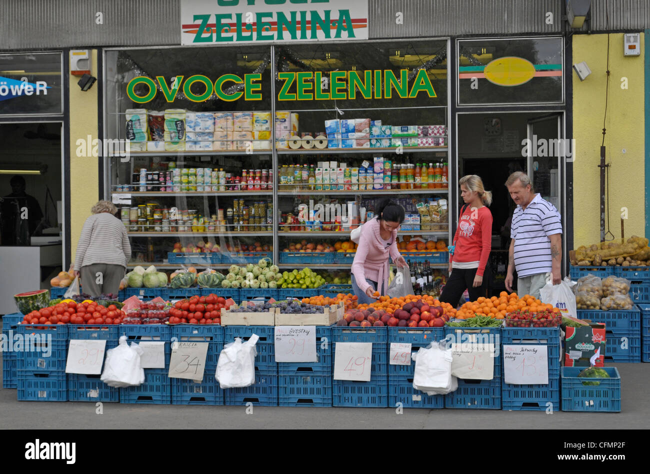 Czech convenience store hi-res stock photography and images - Alamy