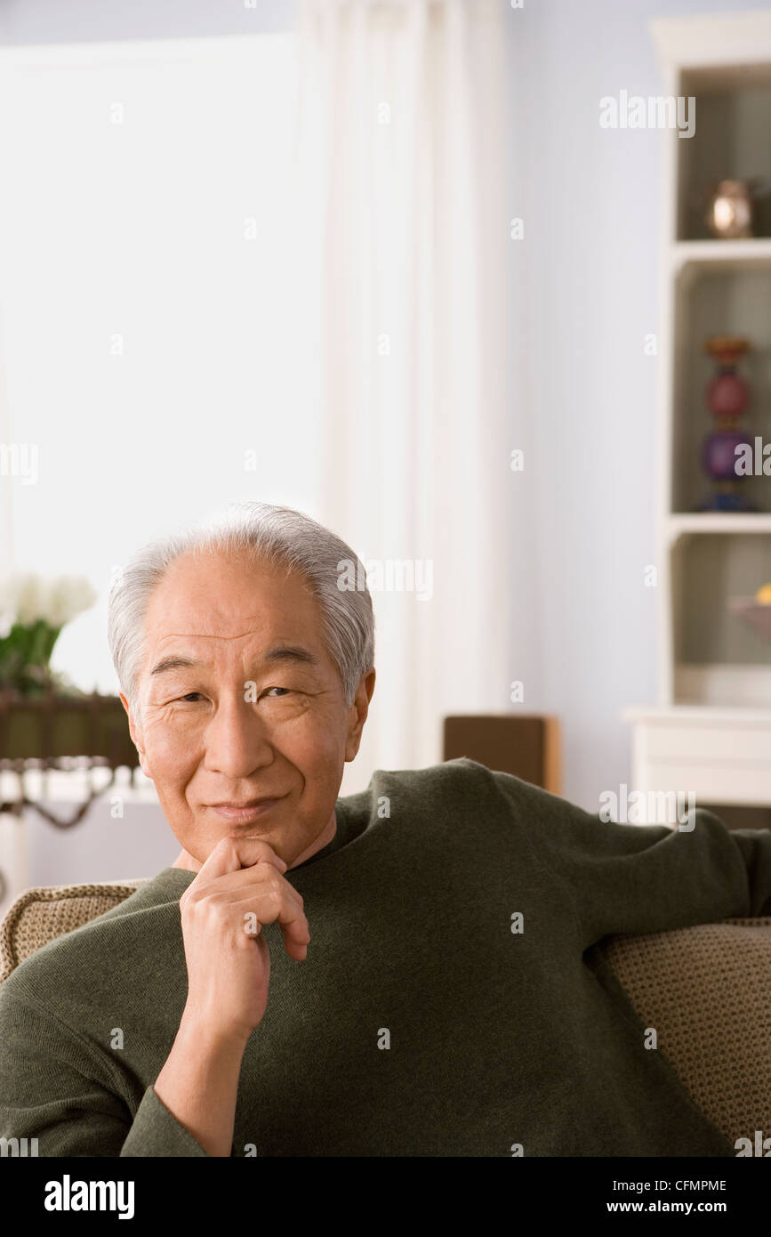 USA, California, Los Angeles, Portrait of senior man Stock Photo - Alamy