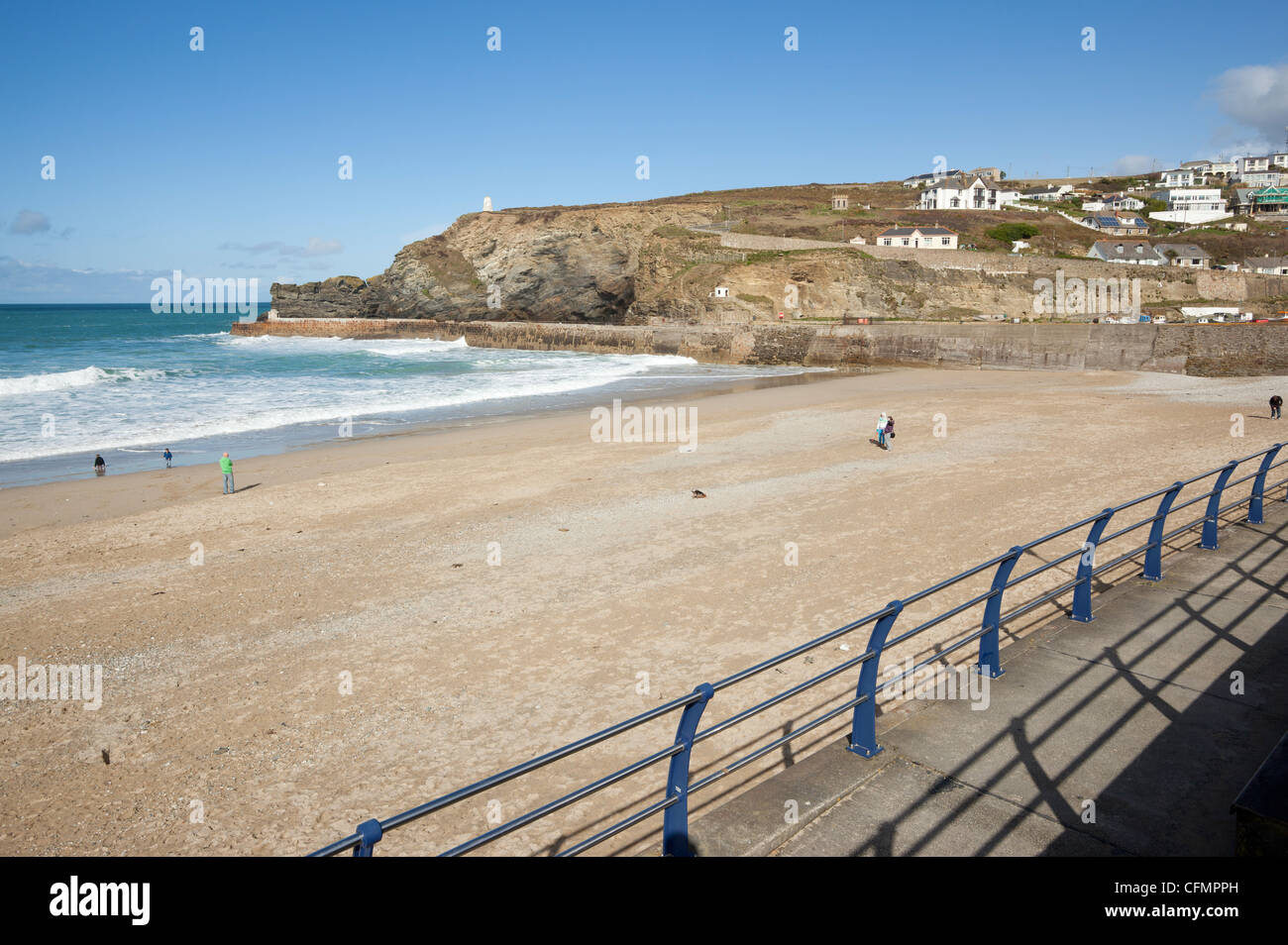 Portreath beach in Cornwall UK Stock Photo - Alamy