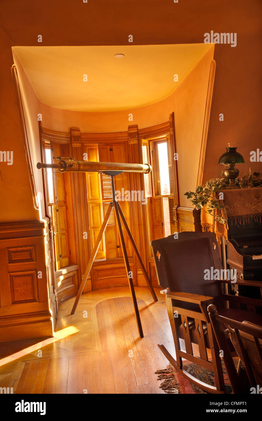 Interior room of Craigdarroch Castle built for Robert Dunsmuir with ...