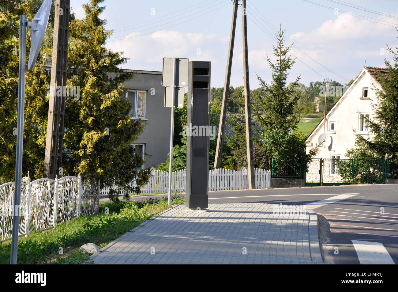 Photo radar, traffic enforcement camera Stock Photo - Alamy