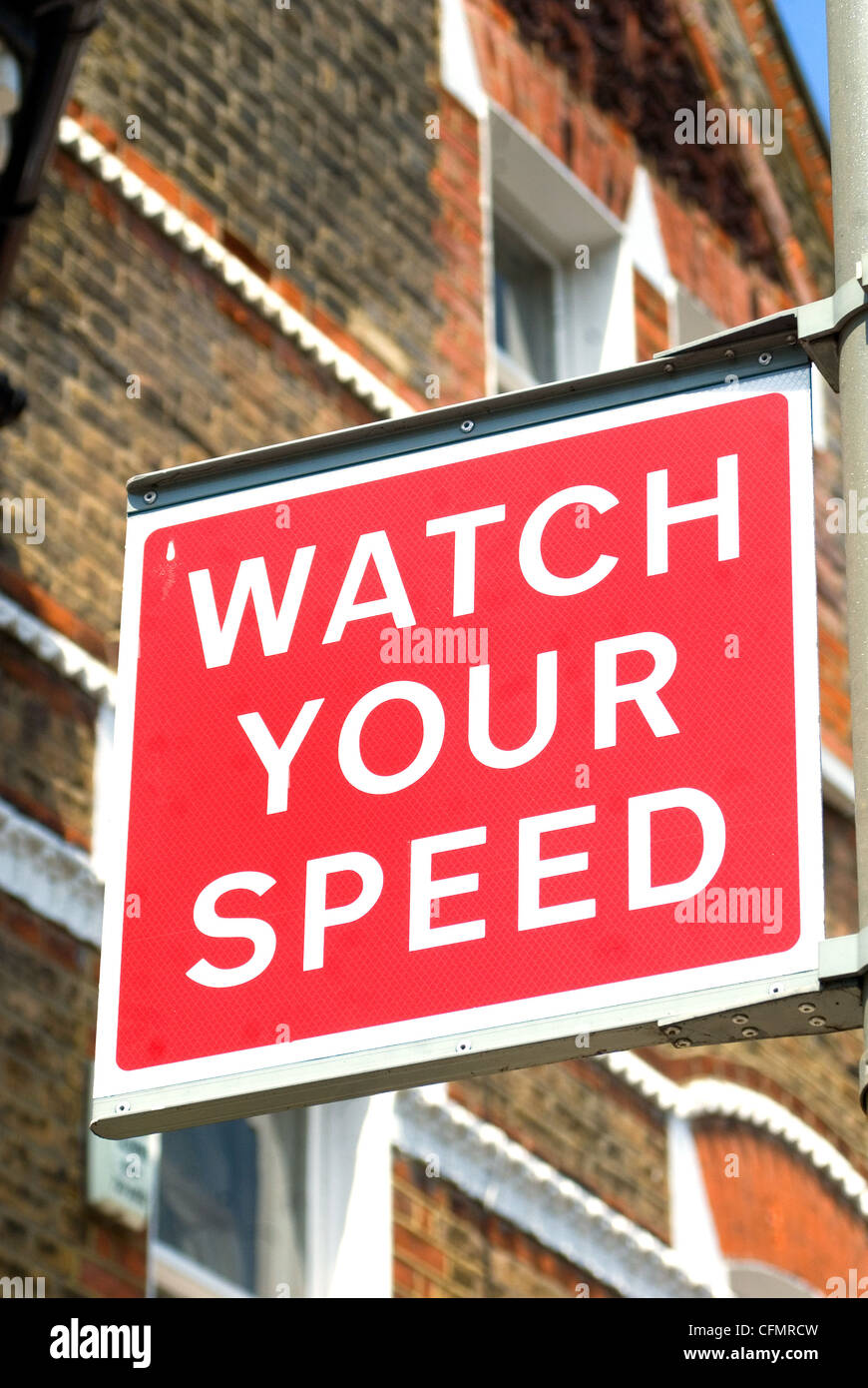 Speed warning notice hi-res stock photography and images - Alamy