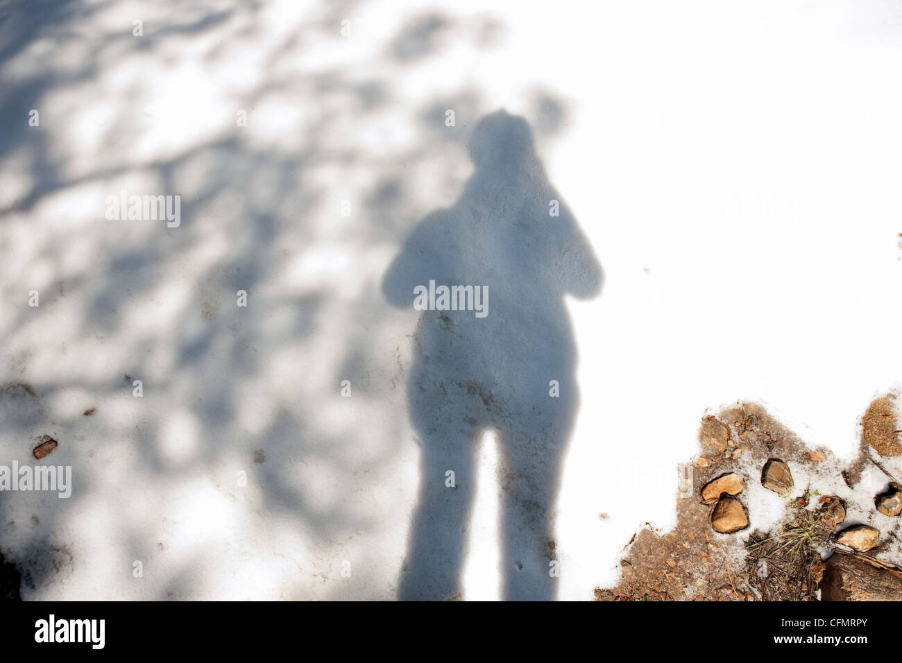 Woman photographer on snow hi-res stock photography and images - Alamy
