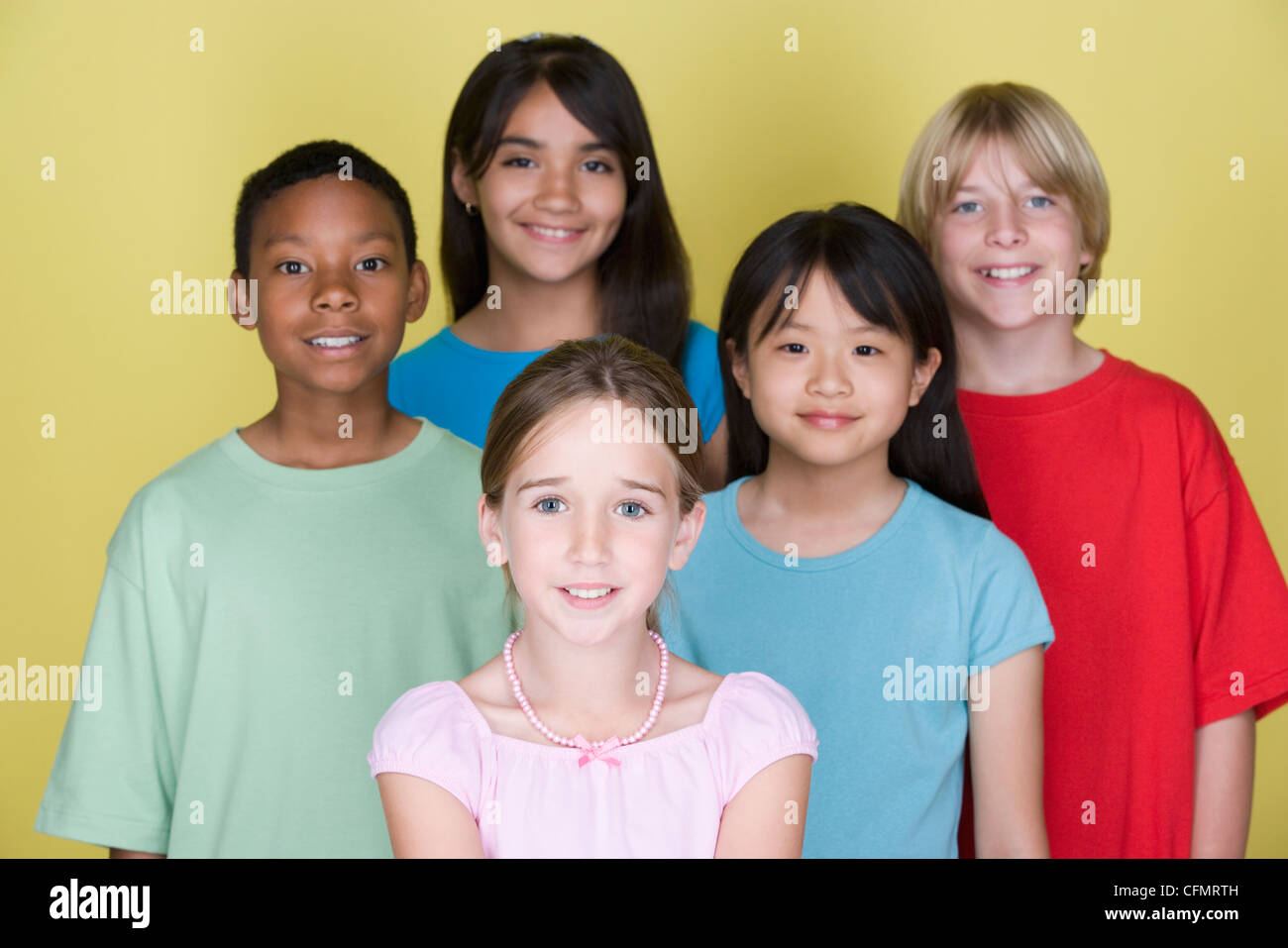 Studio portrait of teenage (16-17) kids Stock Photo - Alamy
