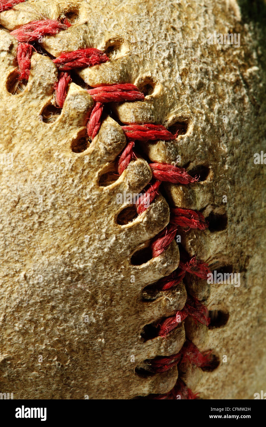 An old, worn, used, official major league baseball Stock Photo - Alamy