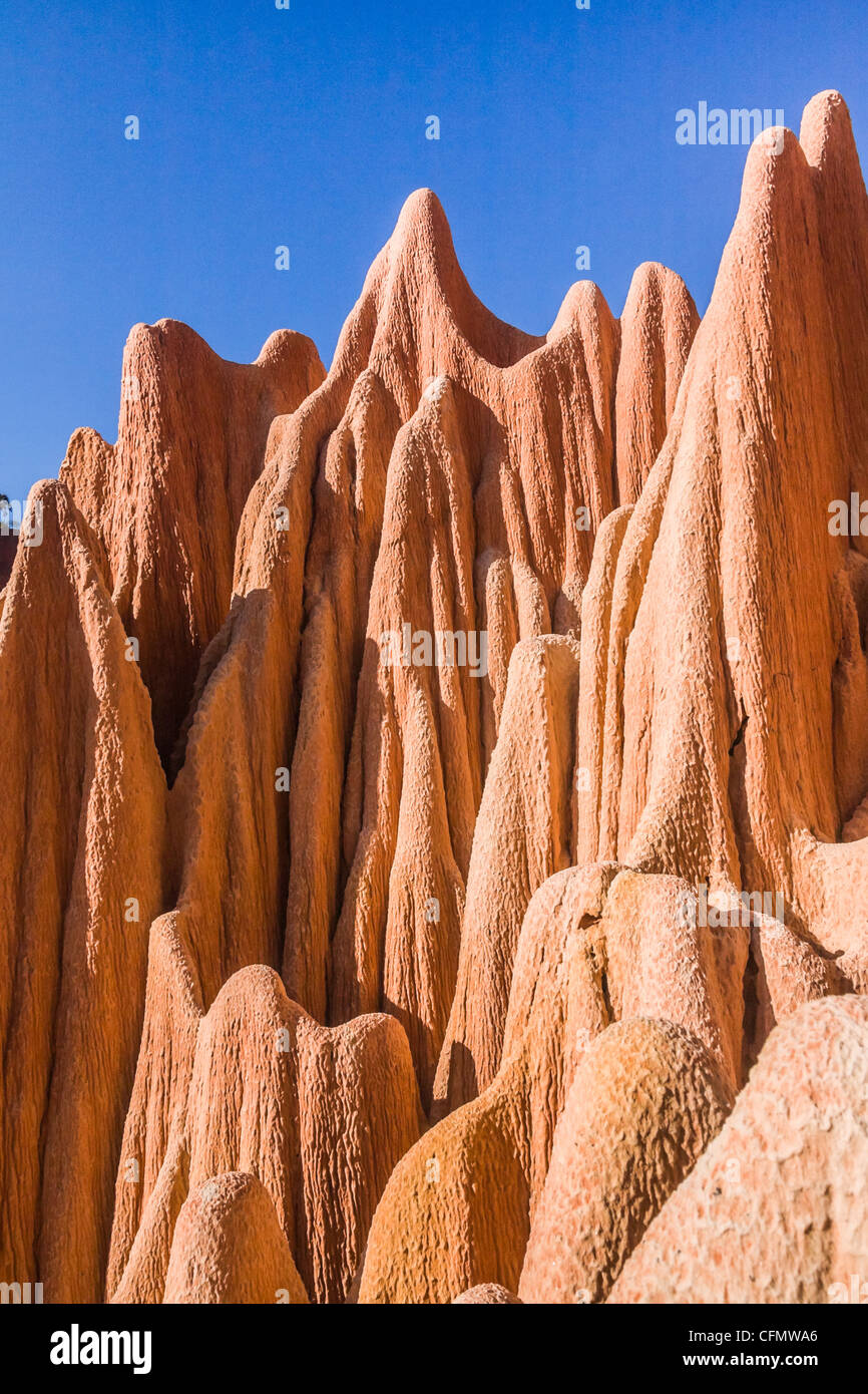 The Red tsingy of Antsiranana (Diego Suarez), Madagascar Stock Photo ...