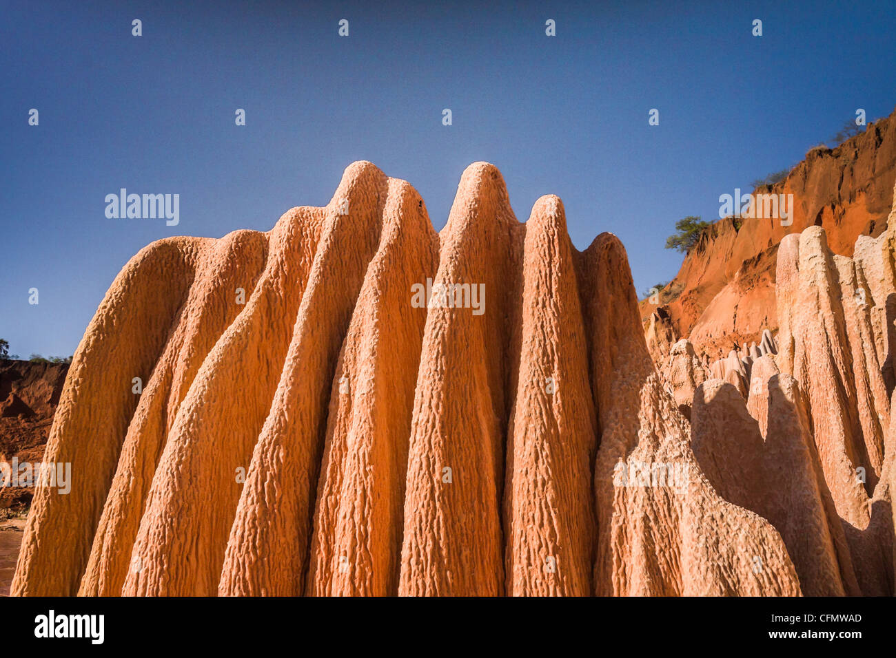 The Red tsingy of Antsiranana (Diego Suarez), Madagascar Stock Photo ...