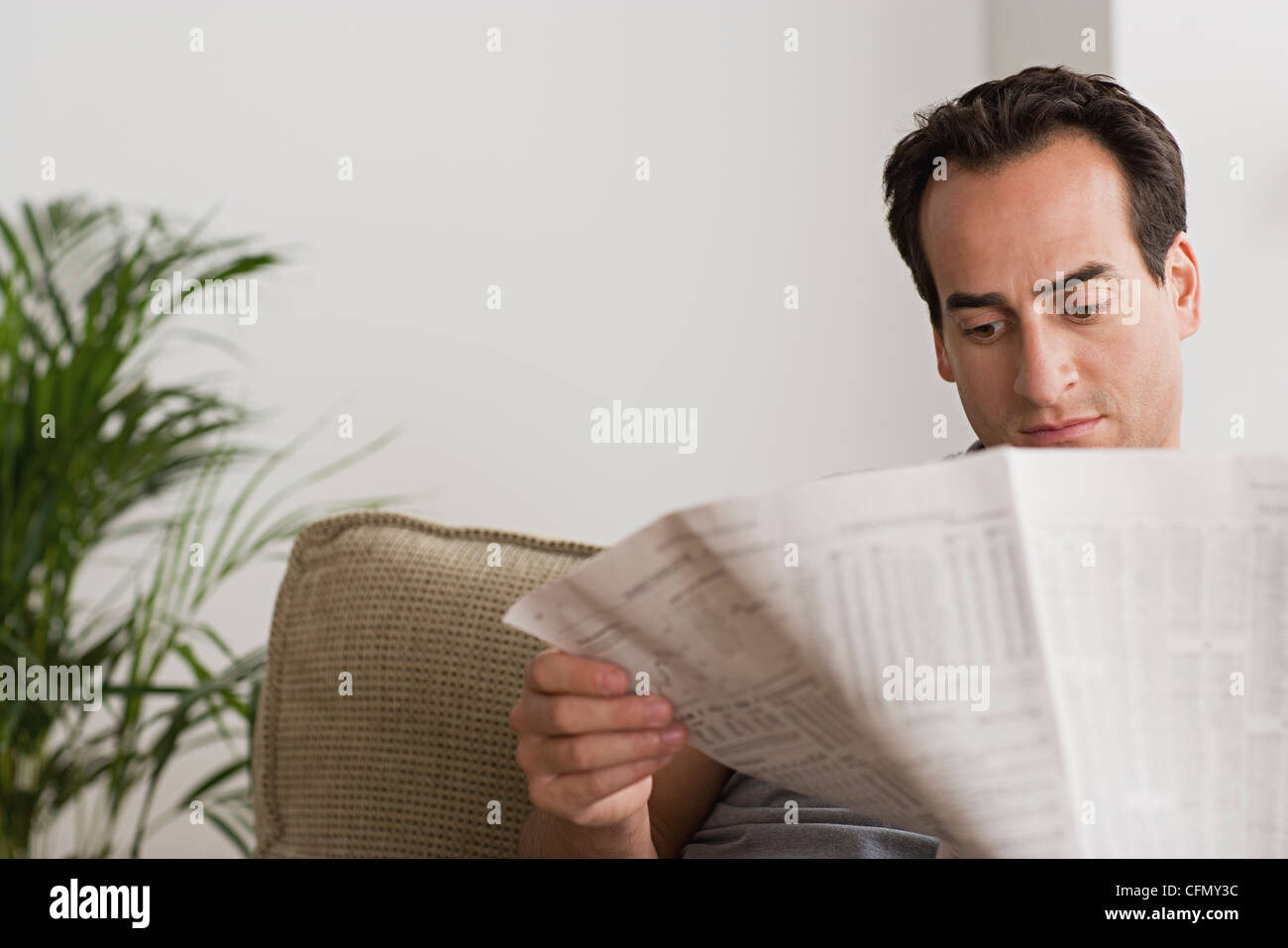 USA, California, Los Angeles, Man reading newspaper Stock Photo - Alamy USA, California, Los Angeles, Man reading newspaper Stock Photo - Alamy