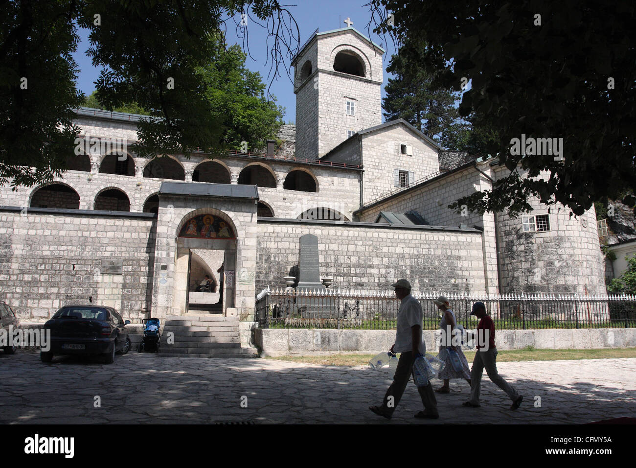 people go to the holy source of water. The Monastery of Saint Peter ...