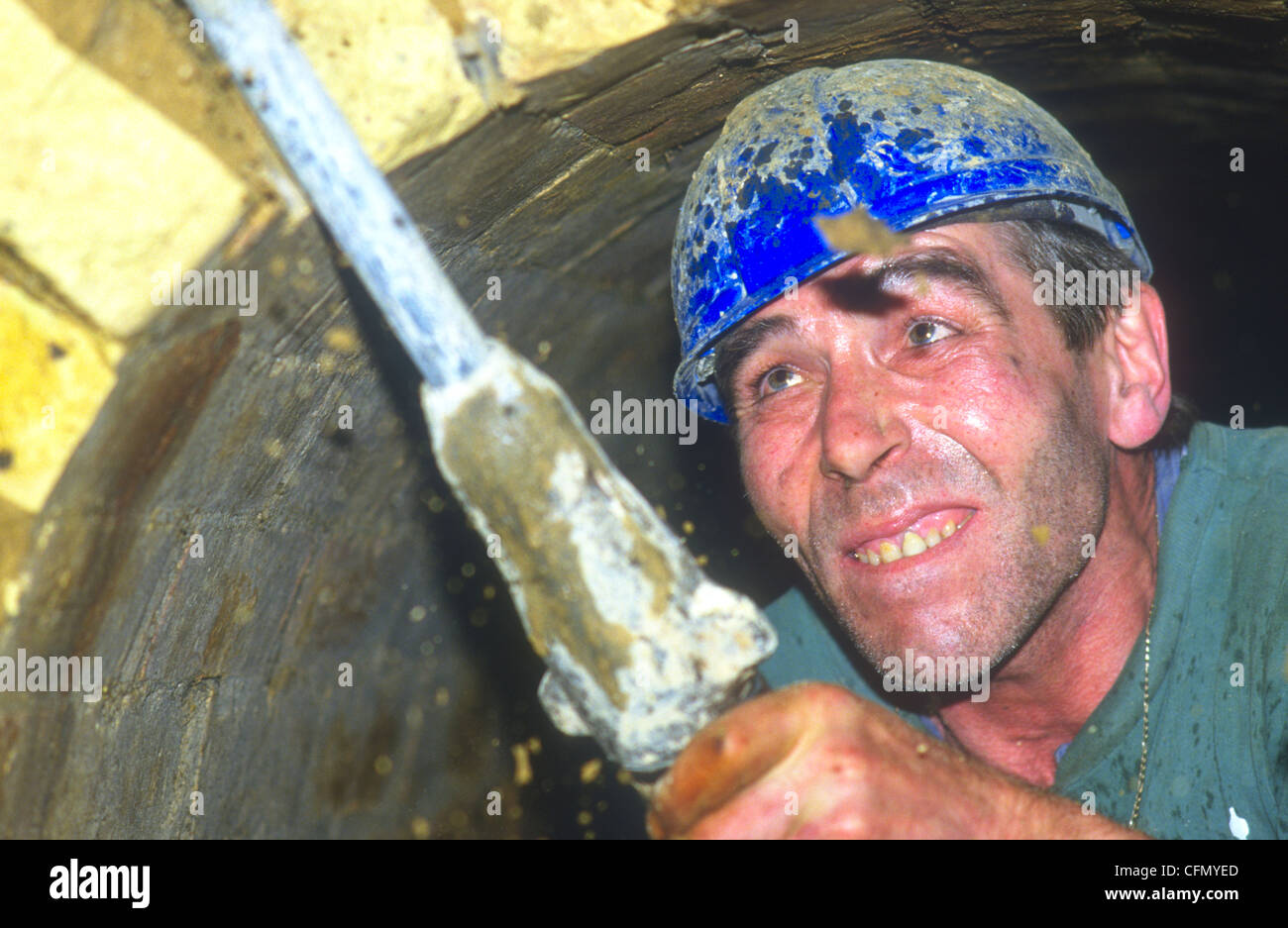 Sewage worker, Southwark, London, UK Stock Photo - Alamy