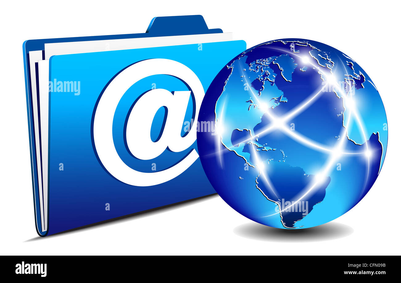Email international mail Cut Out Stock Images & Pictures - Alamy