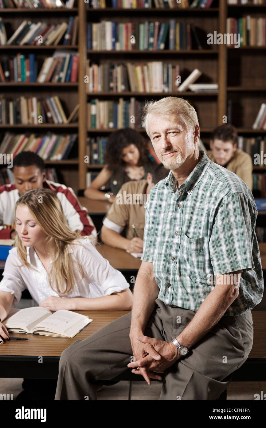 Blonde teacher hi-res stock photography and images - Alamy