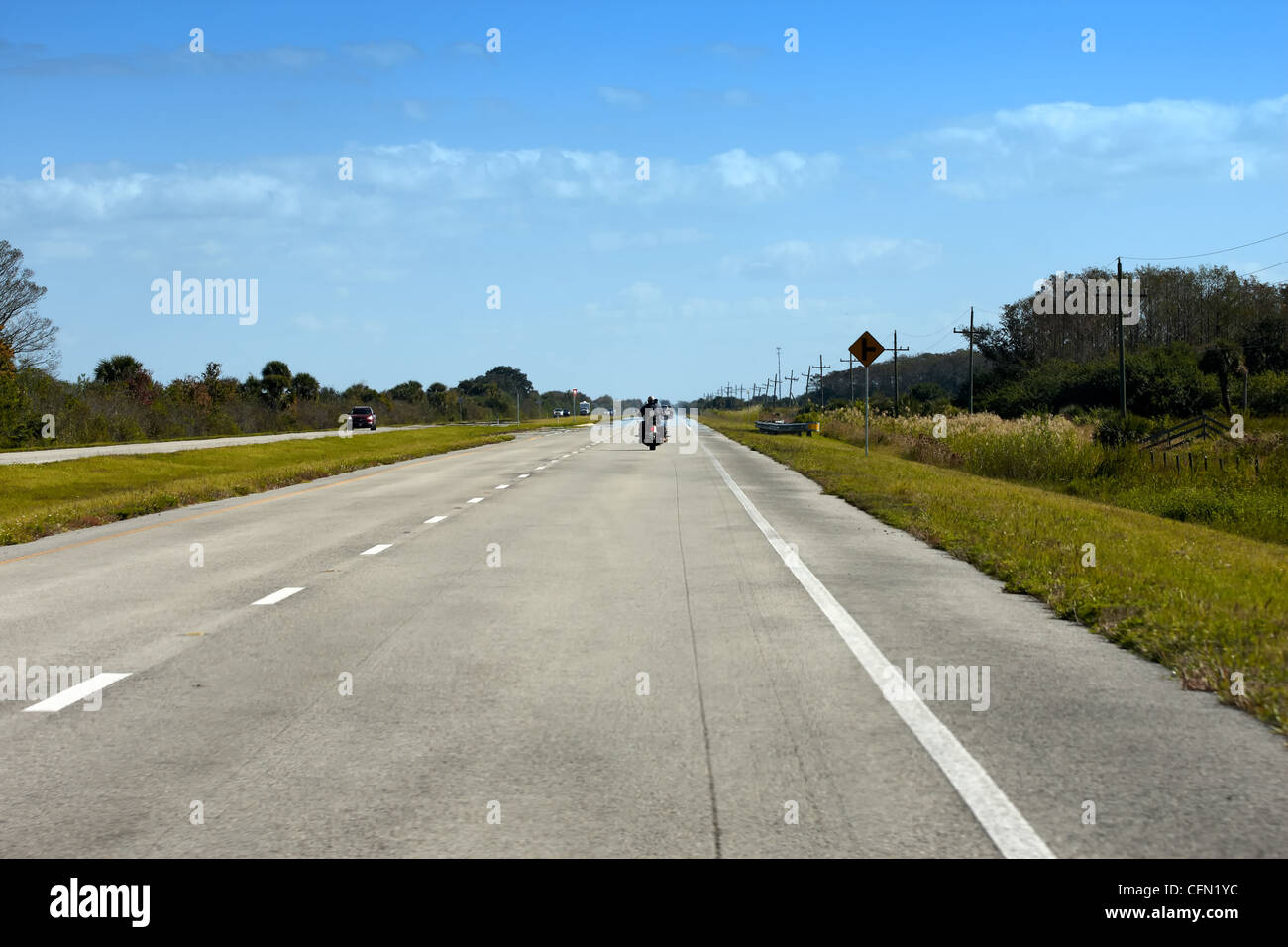 A road in Florida with anonymous drivers Stock Photo - Alamy