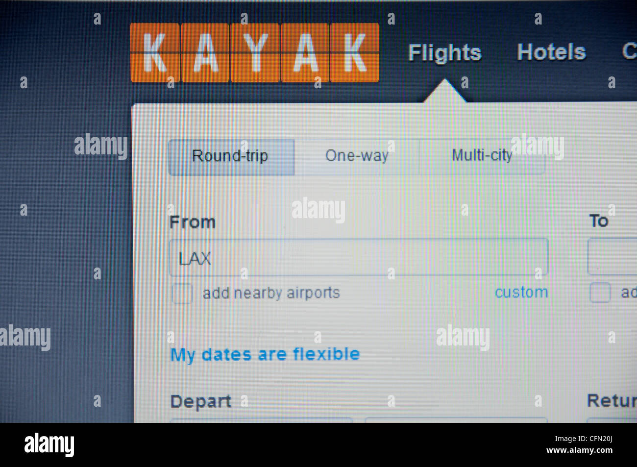 Kayak screen hi-res stock photography and images - Alamy