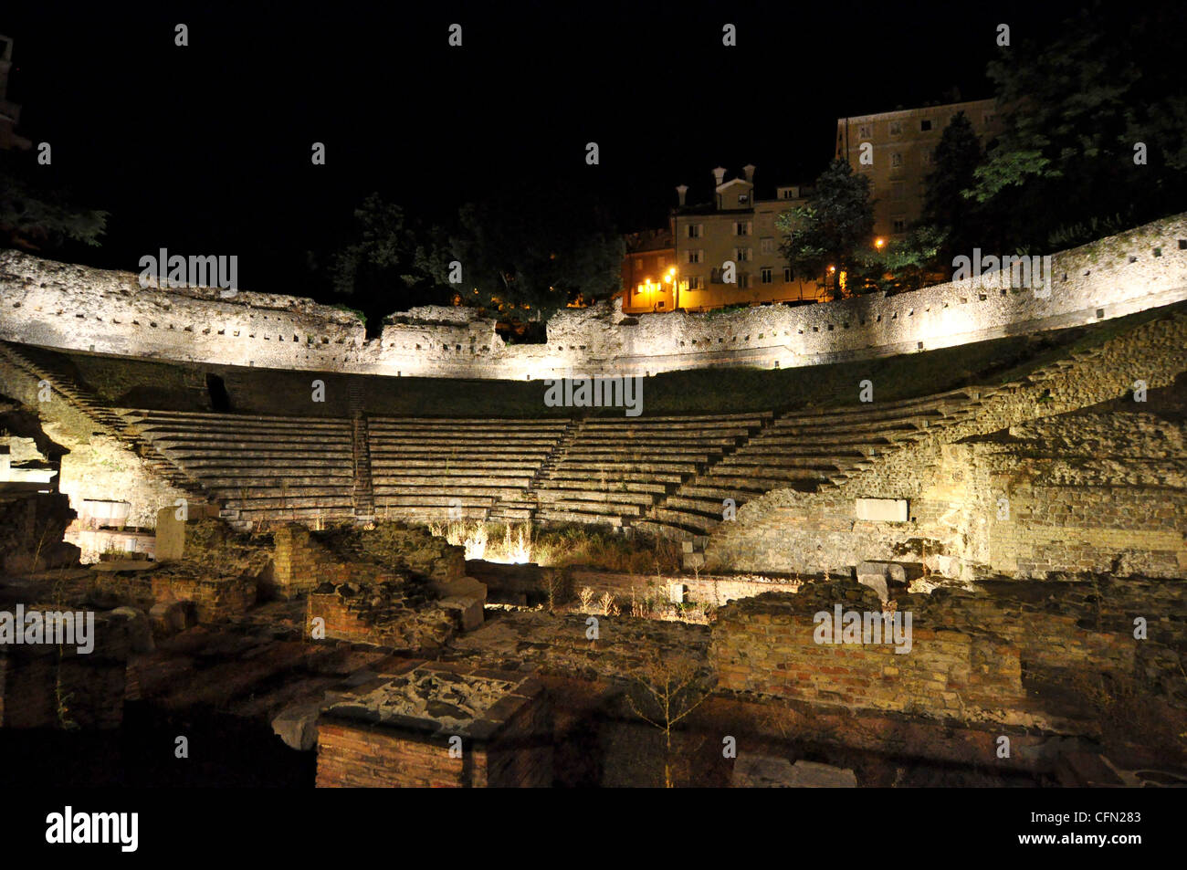 Roman theater of trieste hi-res stock photography and images - Alamy