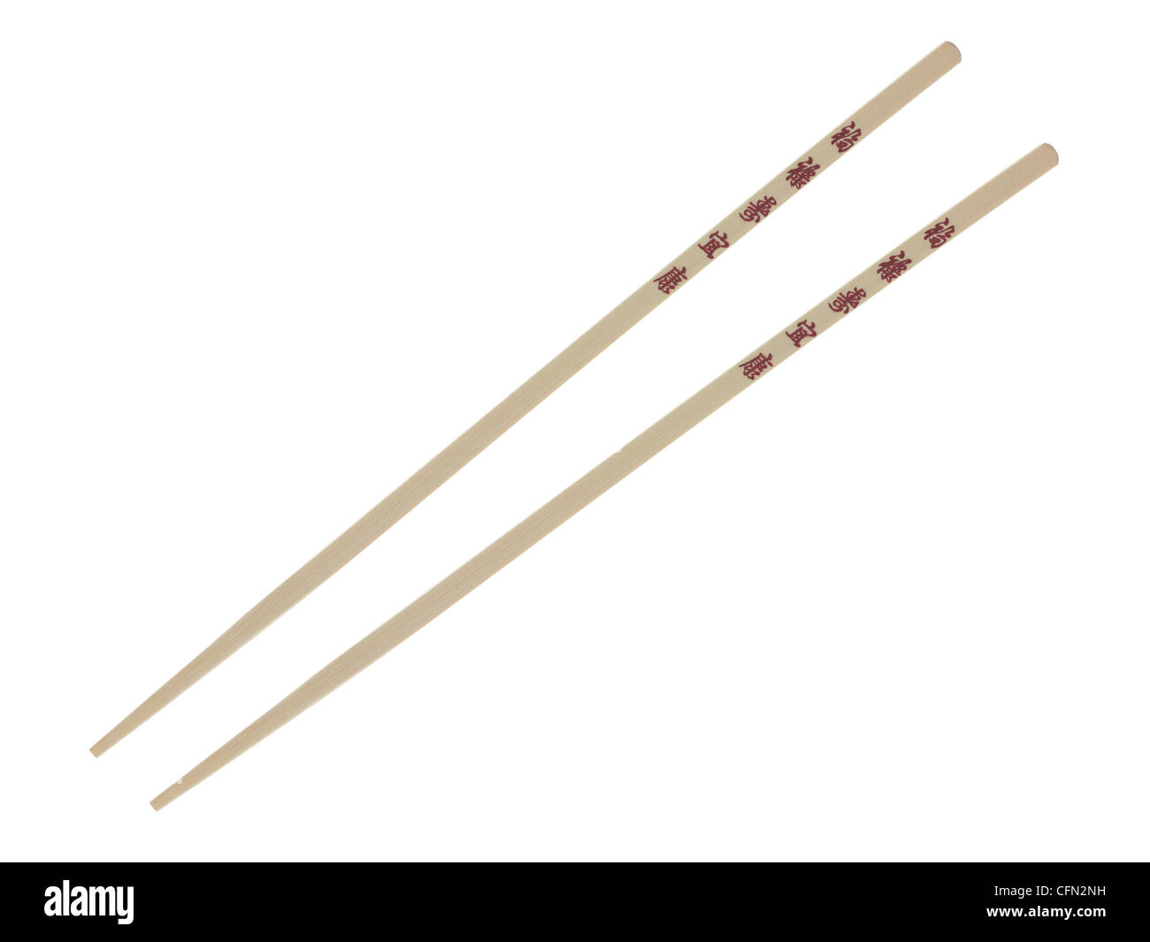 Chop sticks isolated against a white background Stock Photo - Alamy