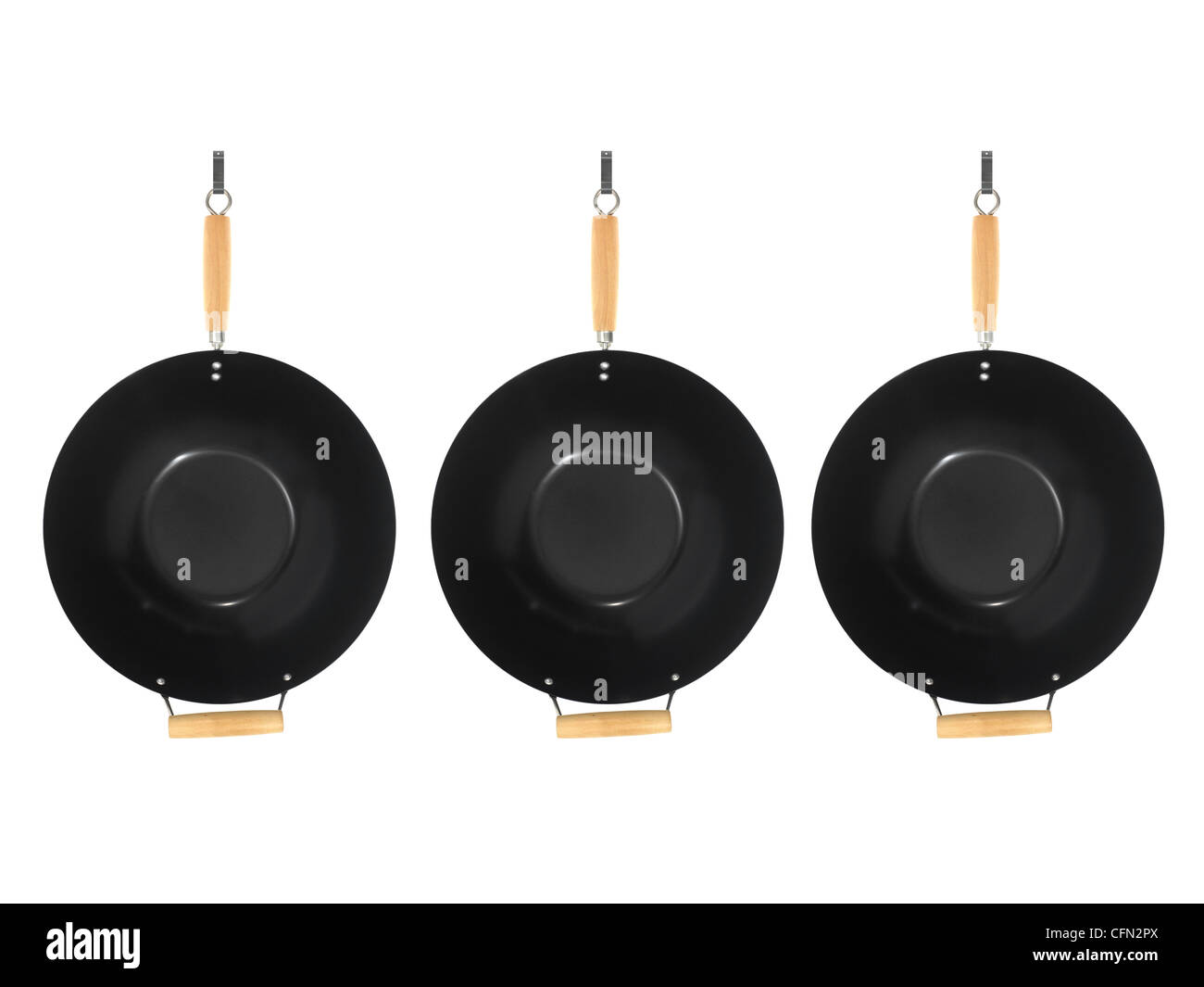Cooking equipment isolated against a white background Stock Photo - Alamy