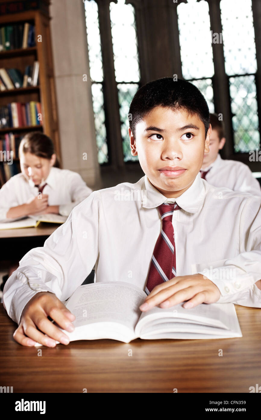 Male Student in Classroom Stock Photo - Alamy