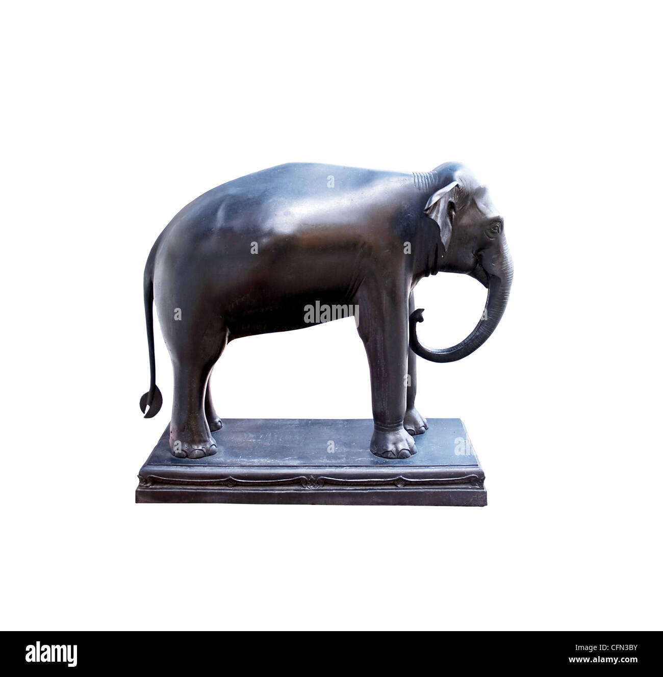 Isolated bronze sacred statue Stock Photo - Alamy