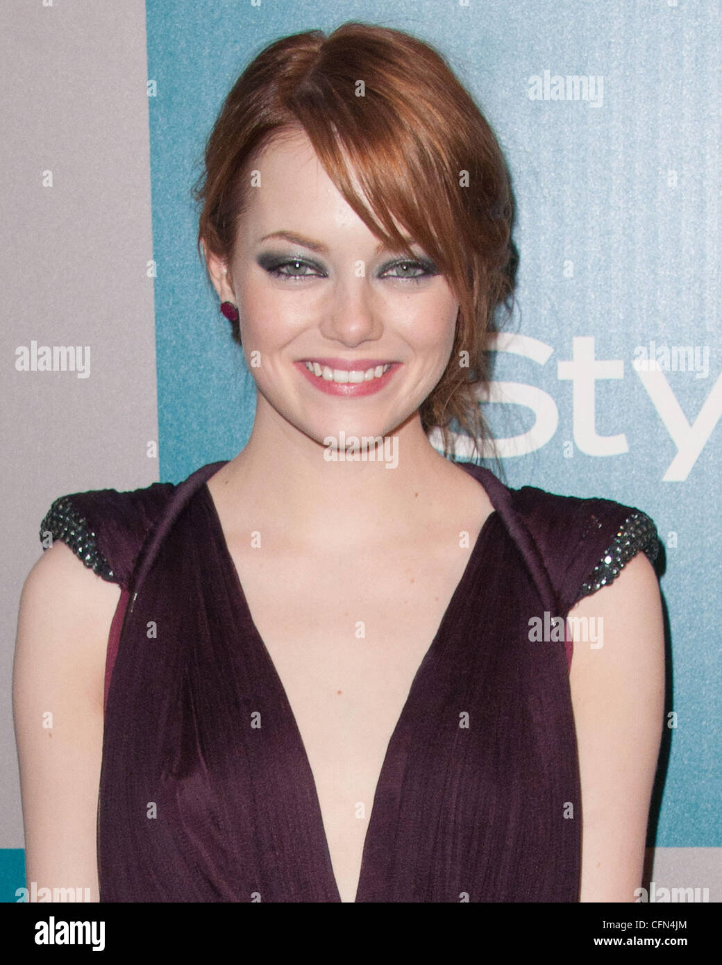 Emma Stone, The 69th Annual Golden Globe Awards (Golden Globes 2012 ...