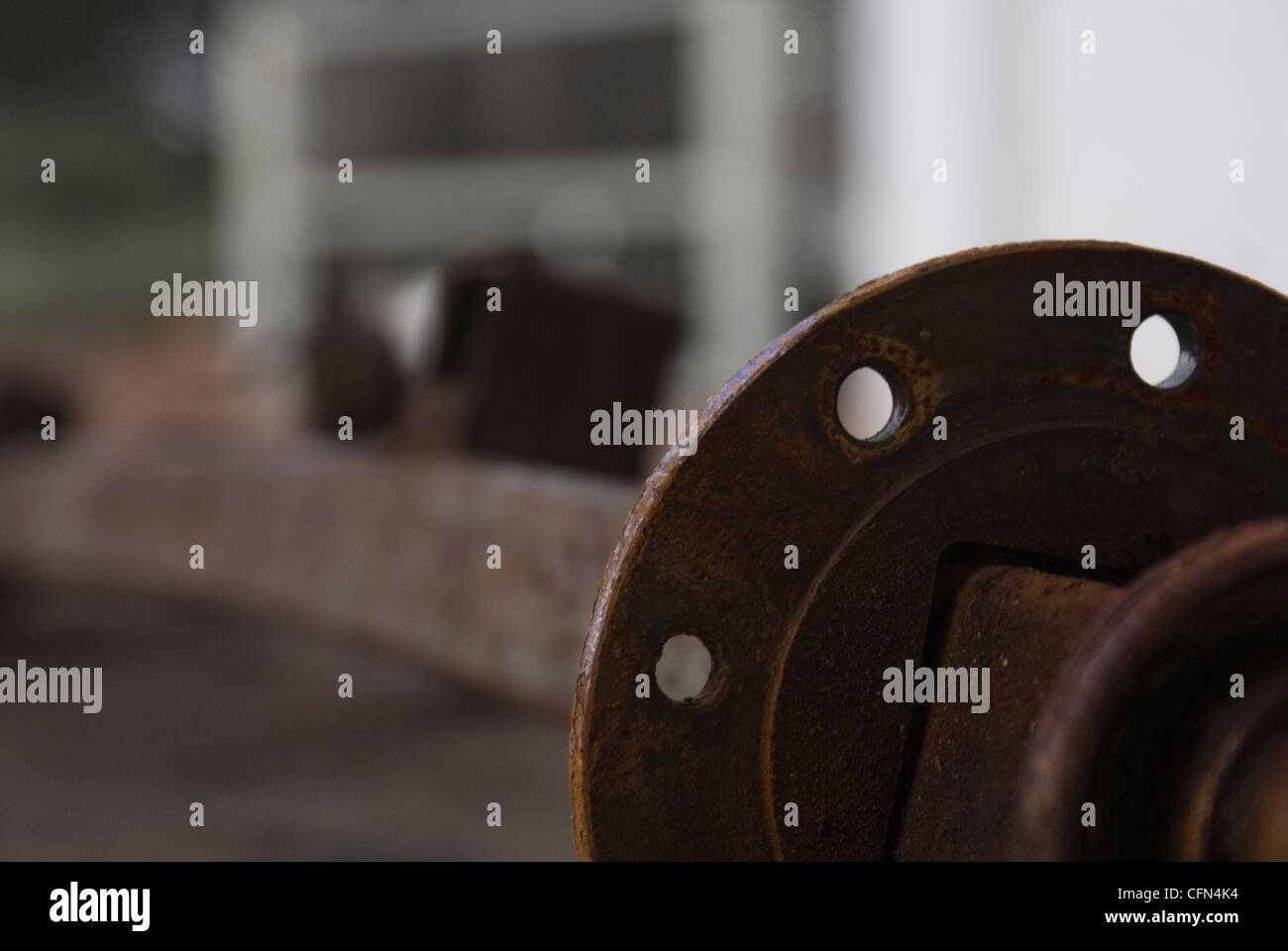 A rusted axle Stock Photo - Alamy