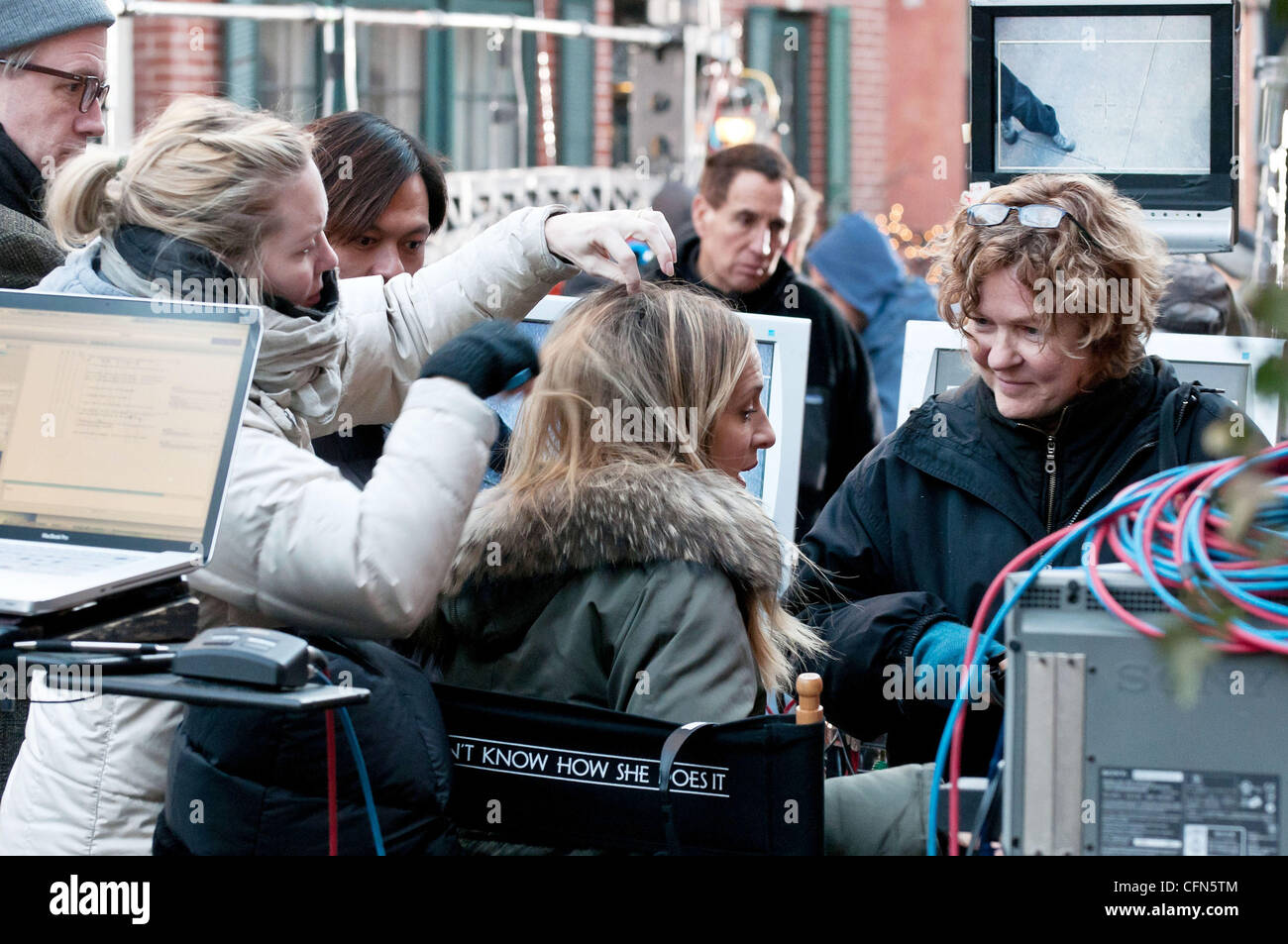 Sarah Jessica Parker seen on the set of "I Don't Know How She Does It ...