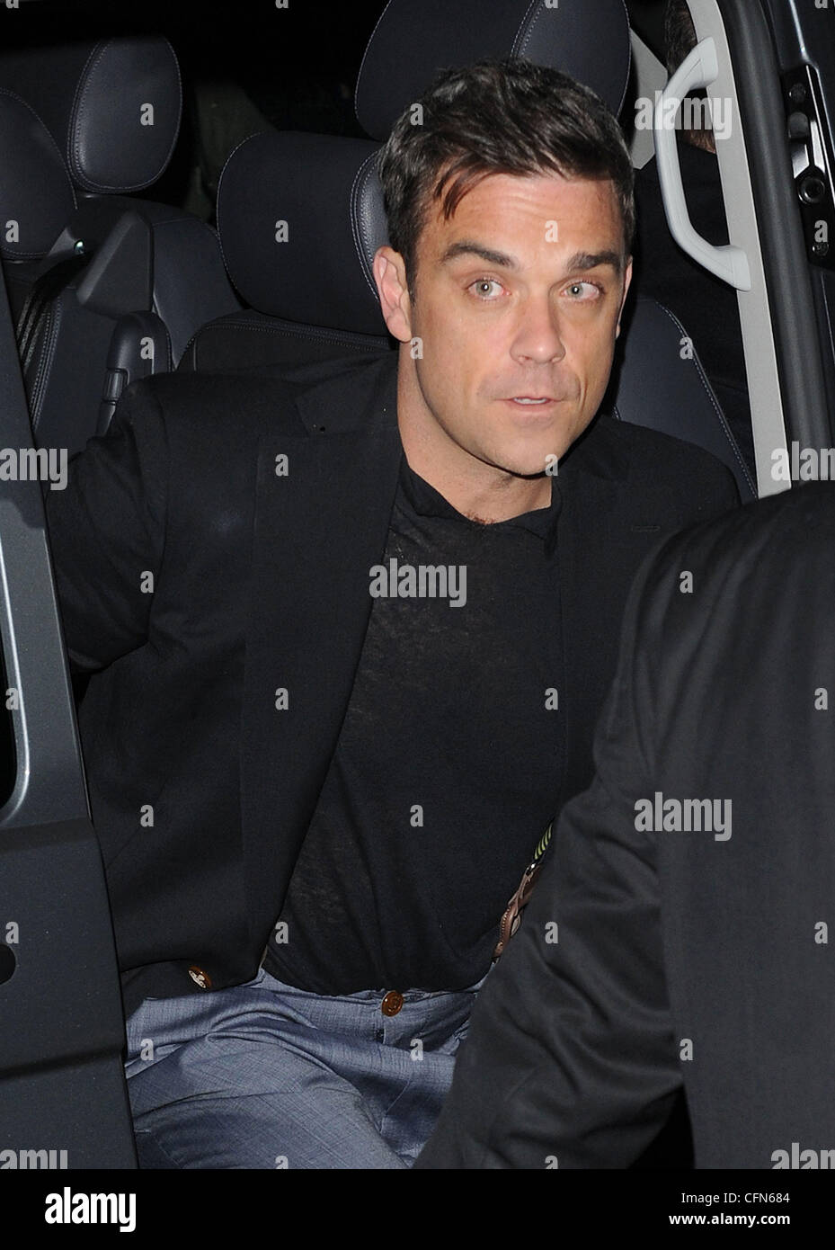 Robbie Williams at The BRIT Awards 2011 afterparty held at the Savoy ...