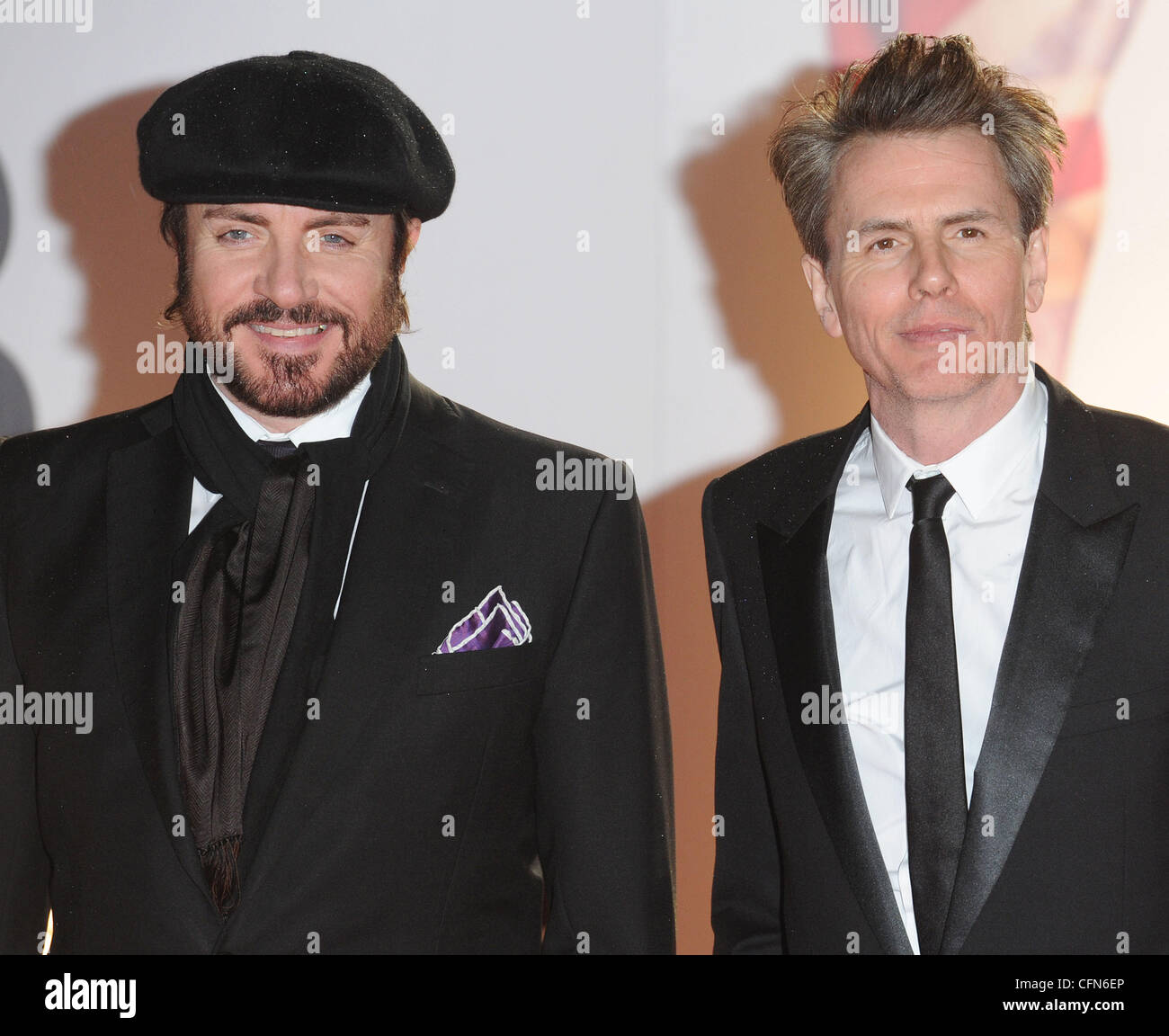 Simon Le Bon and John Taylor, The BRIT Awards 2011 at the O2 Arena ...