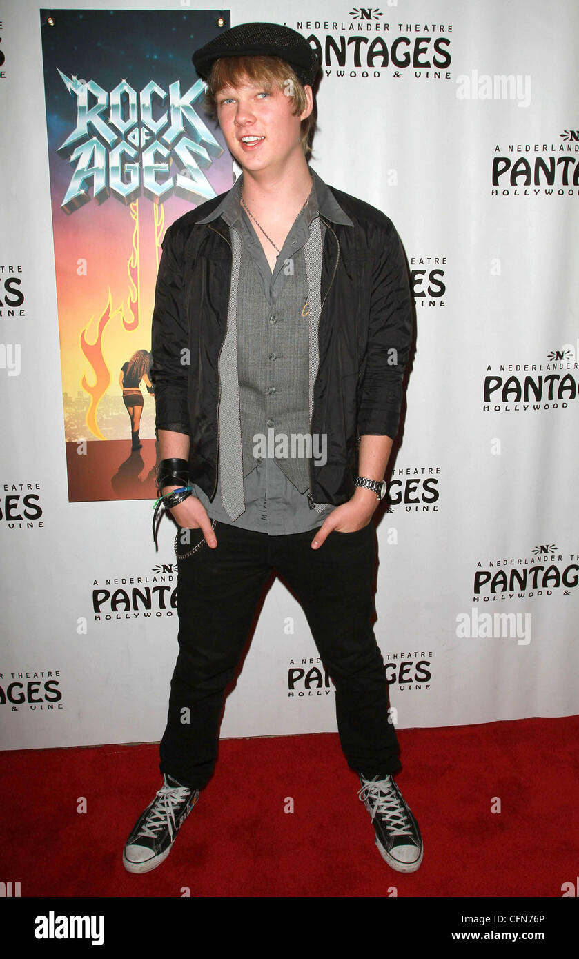 Austin Anderson Broadway sensation 'Rock Of Ages' celebrates its Los ...