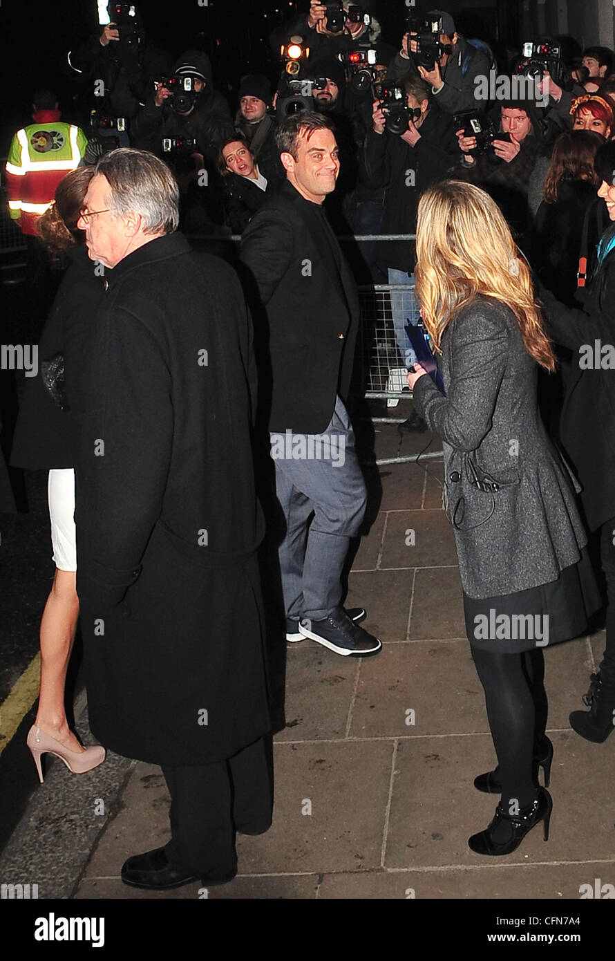 Robbie Williams Brit Awards afterparty held at the Savoy - Arrivals ...