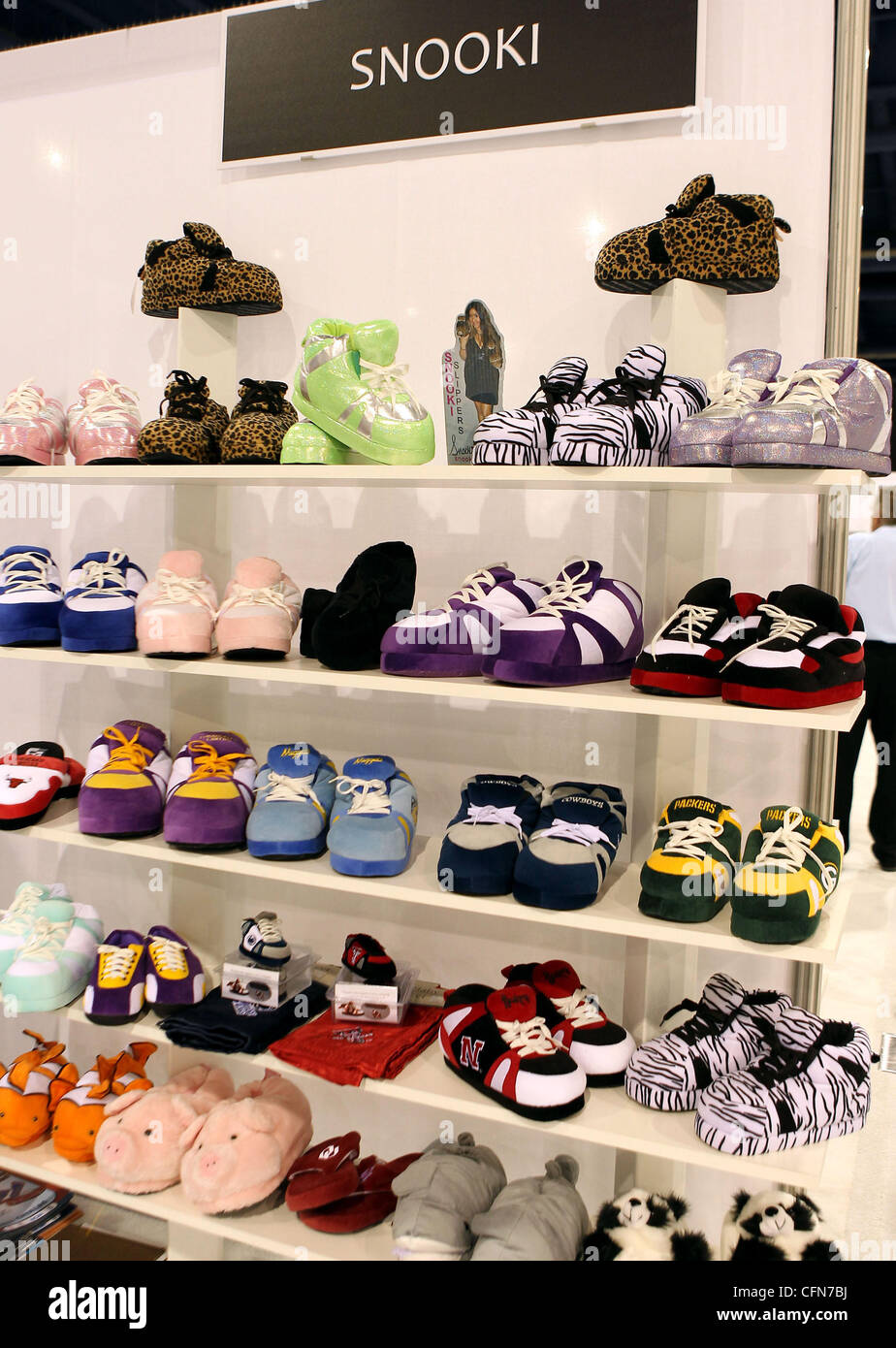 Snooki Slippers by Happy Feet 2011 MAGIC Trade Show at LVCC Las Vegas ...