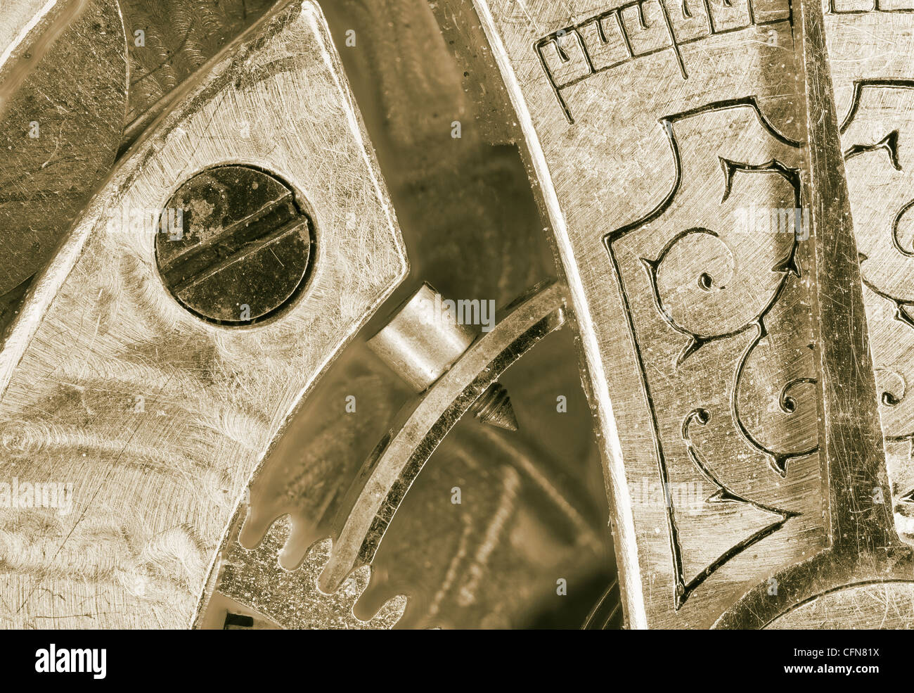 Ancient gold watch Stock Photo - Alamy